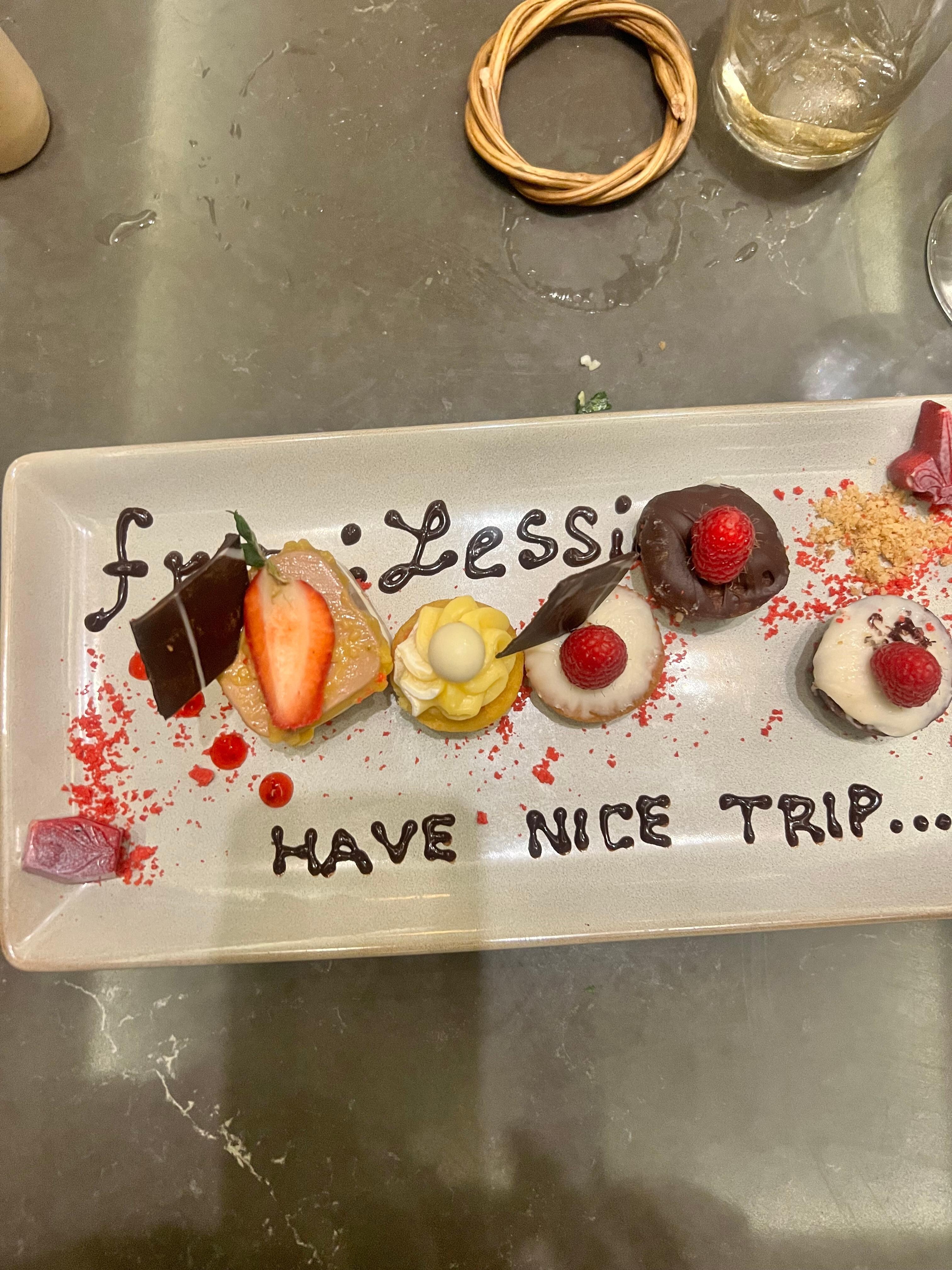 Special dessert at Aa’kat