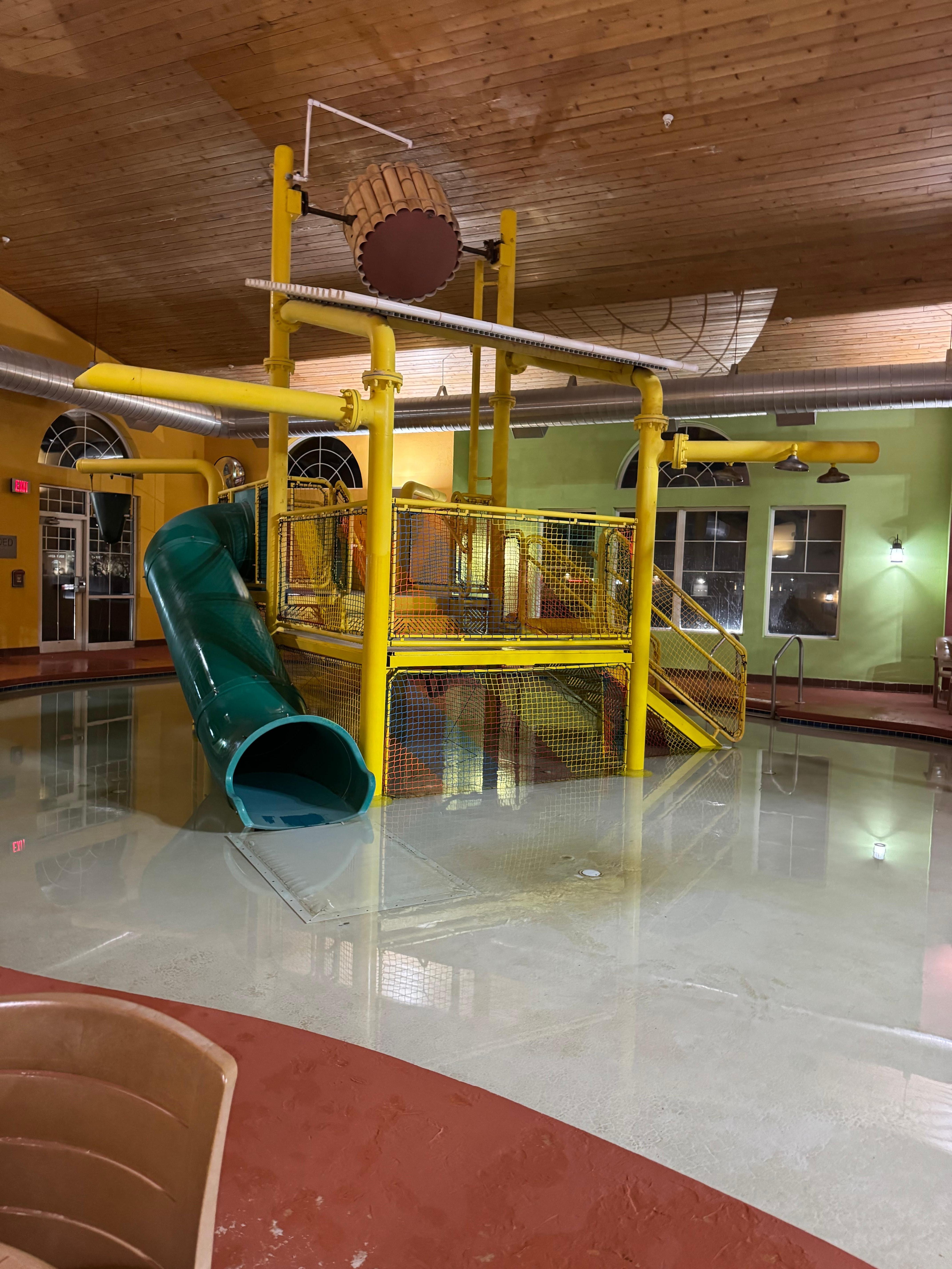 Water was freezing. The bucket on top doesn’t even work 