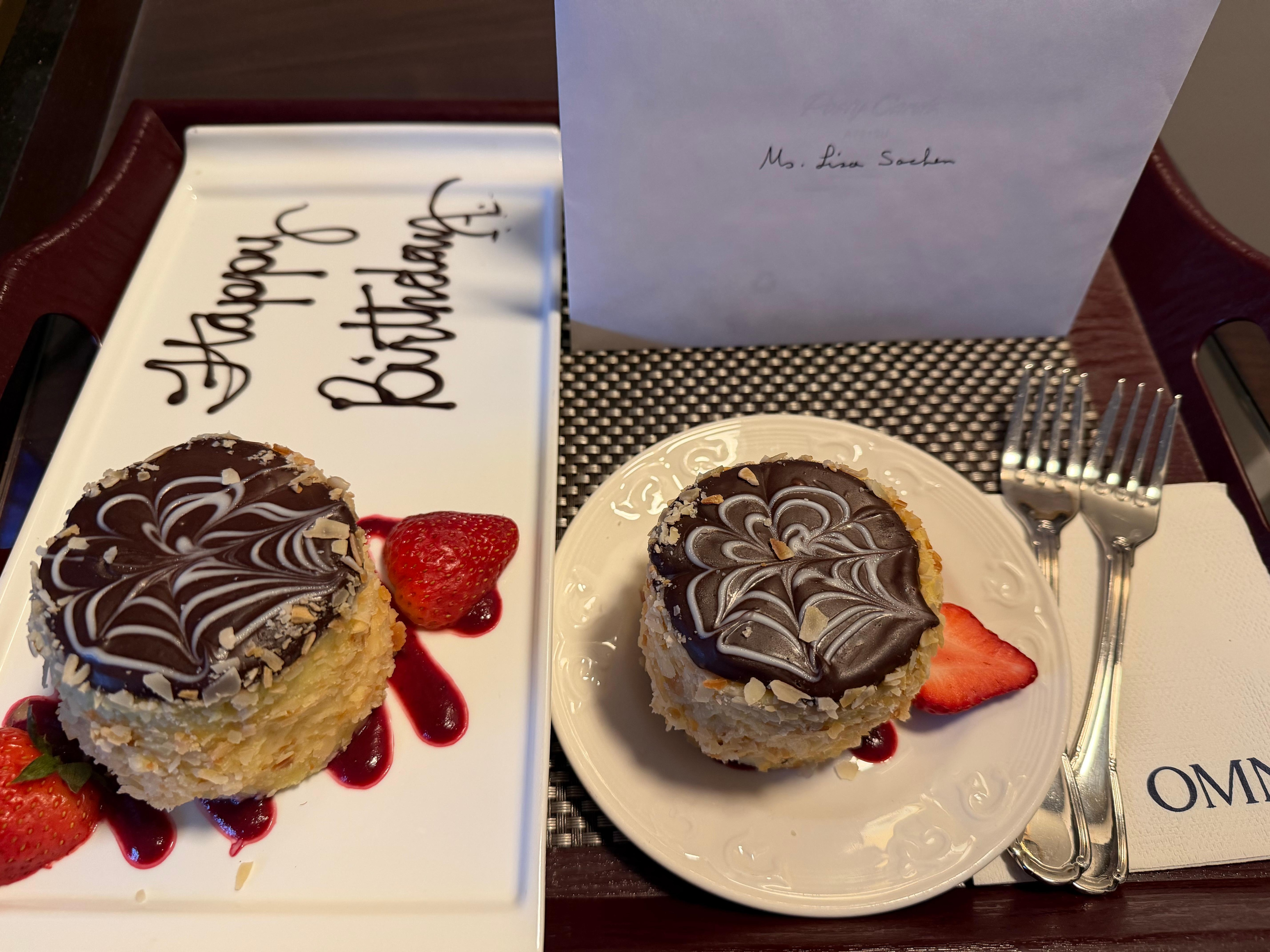 Wonderful birthday surprise! 