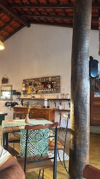 Cafezinho da tarde servido para o pós cachoeira