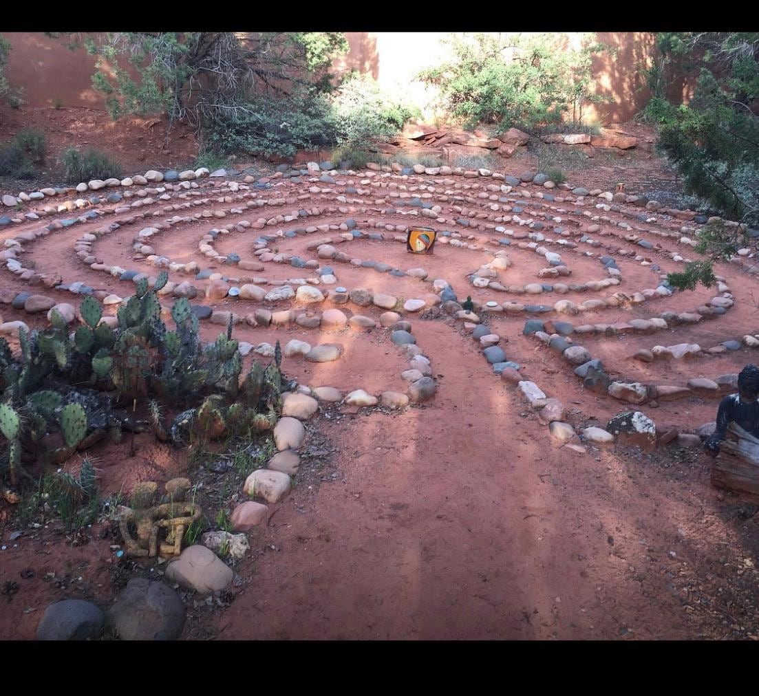 Labrynth on property…