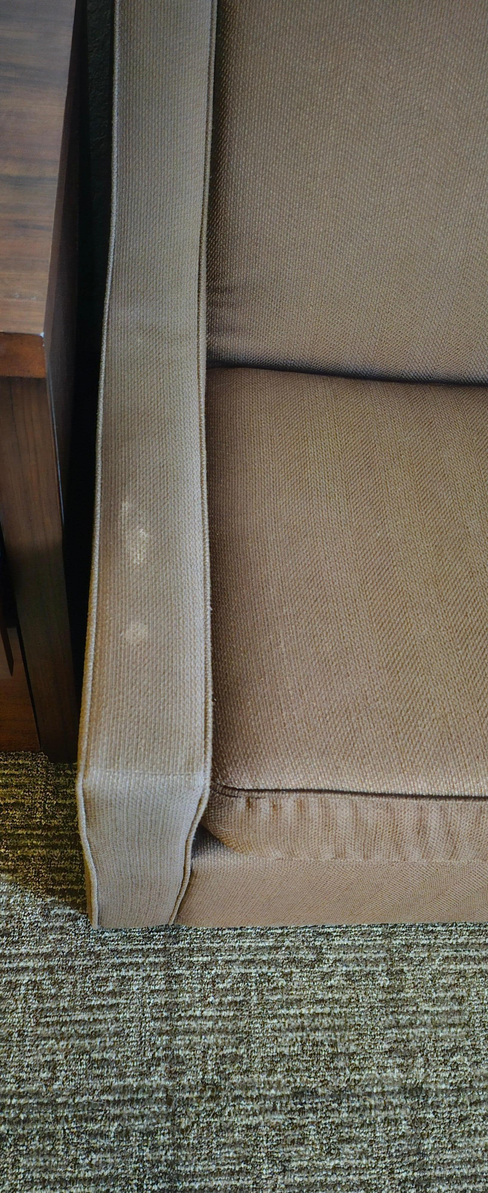 Stained sofa