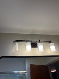 Light bulb needs replacing.