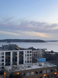 The Puget Sound from rooftop garden.