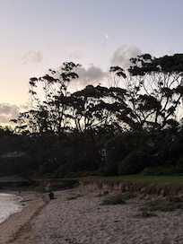 Sunset at Durras North river
