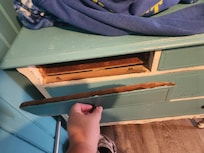 broken dresser on arrival