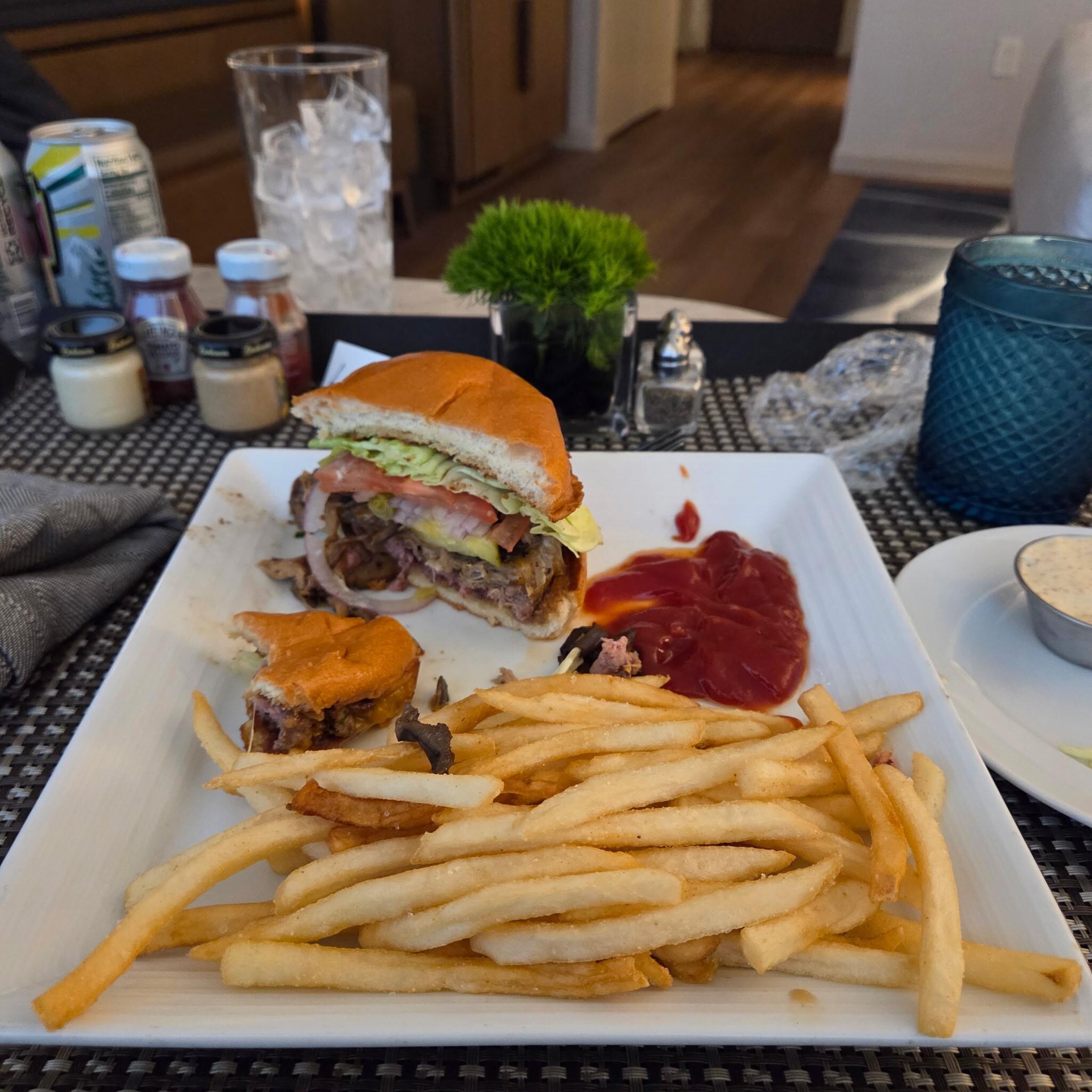 Room Service was excellent 