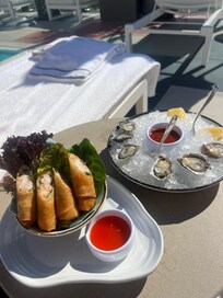 Lobster spring rolls were a big hit for us!