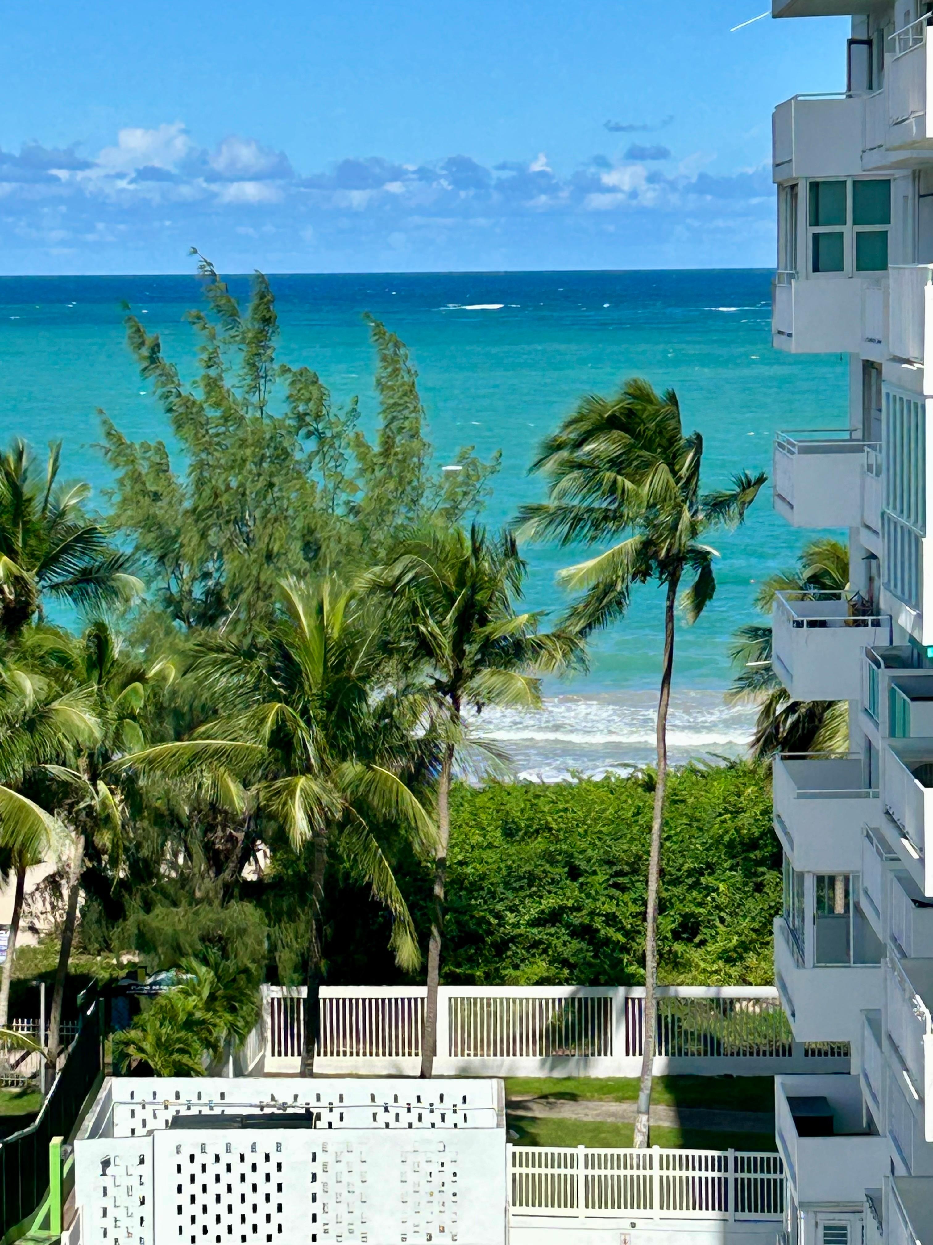 View from our balcony!