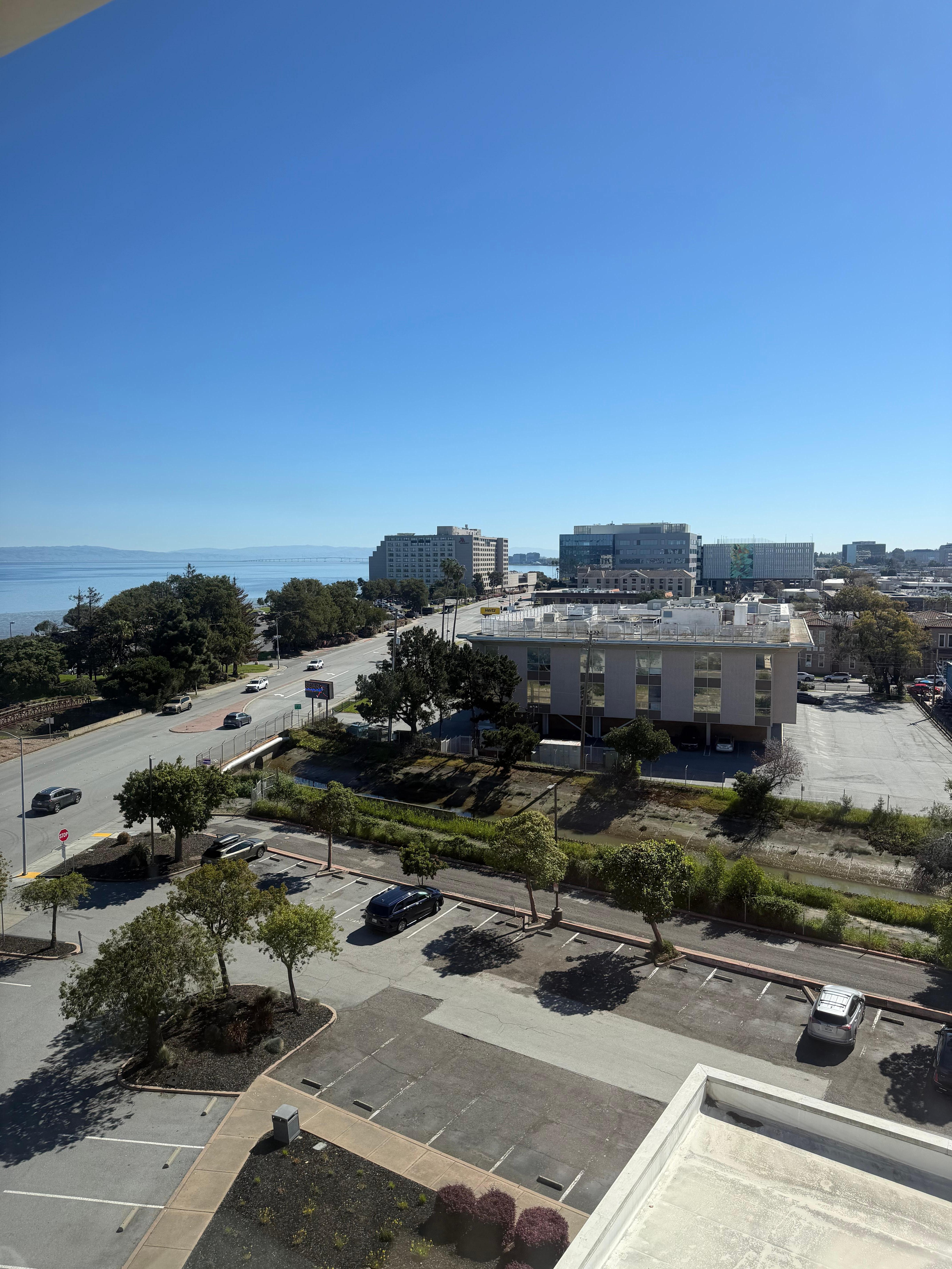 View from 7th floor backside of hotel.