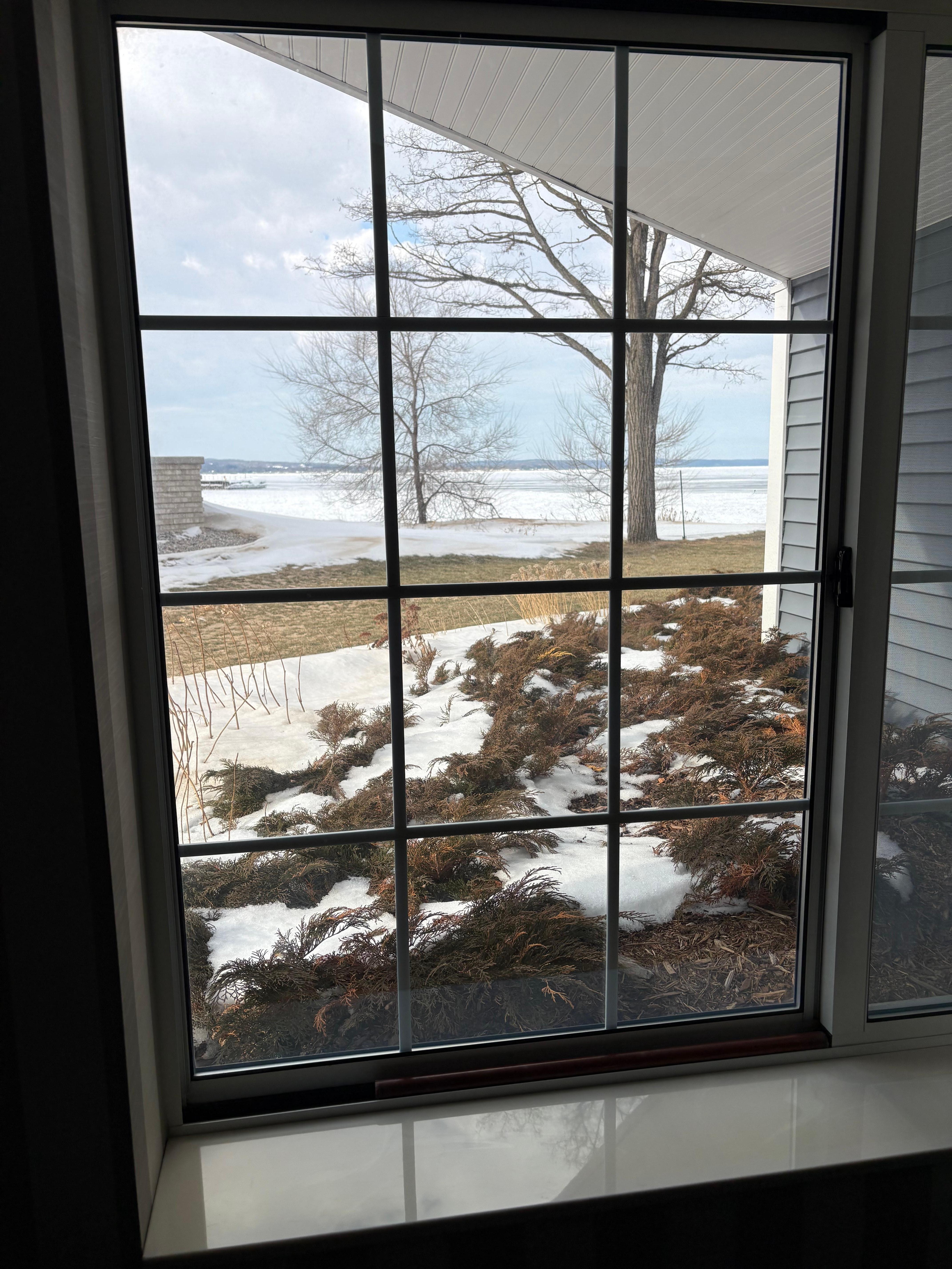 View out our room window.