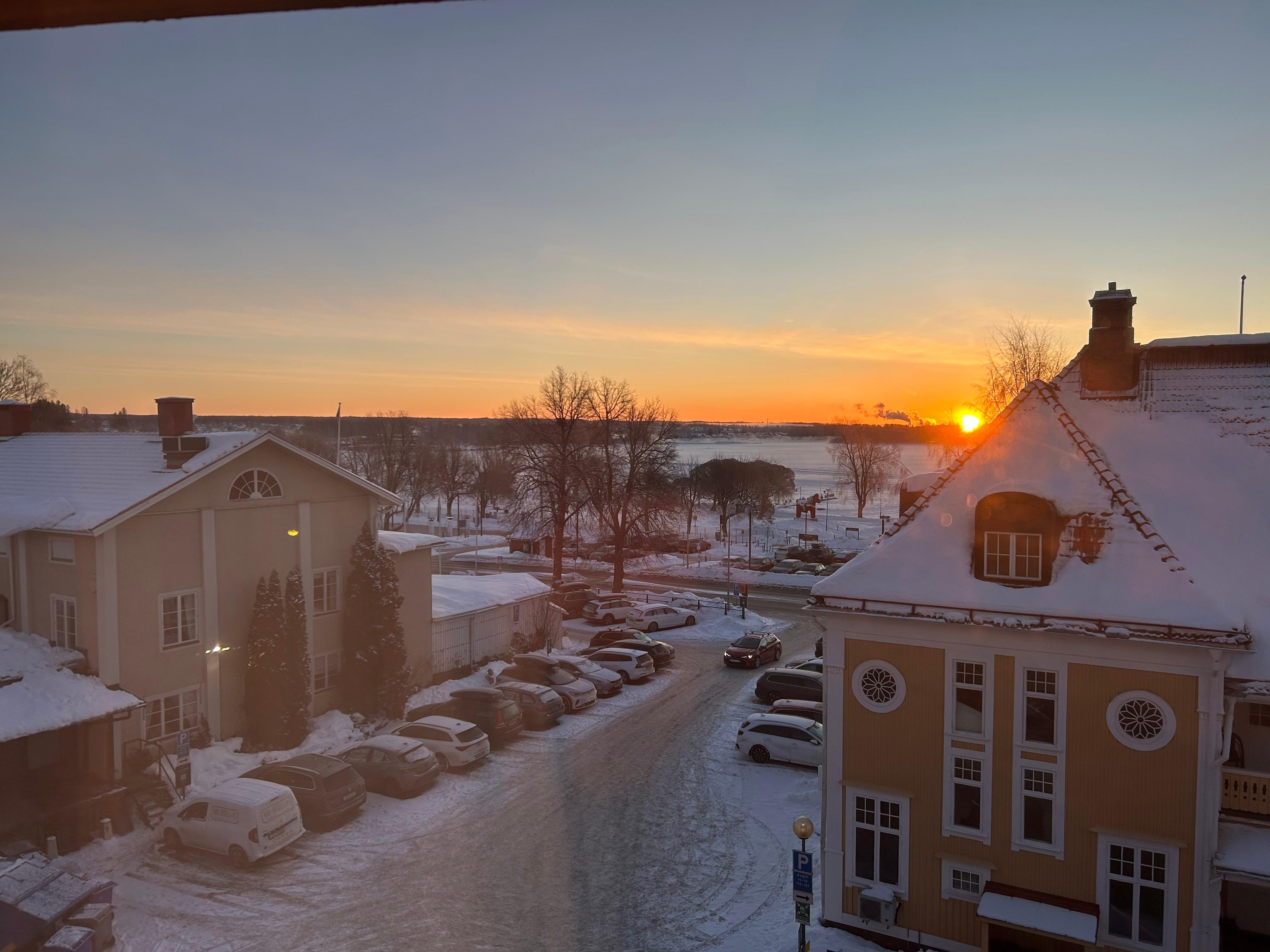 Utsikt från hotellrummet 