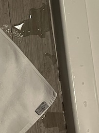 Water leaking from shower