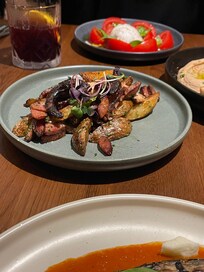 Grilled octopus with chorizo & potatoes