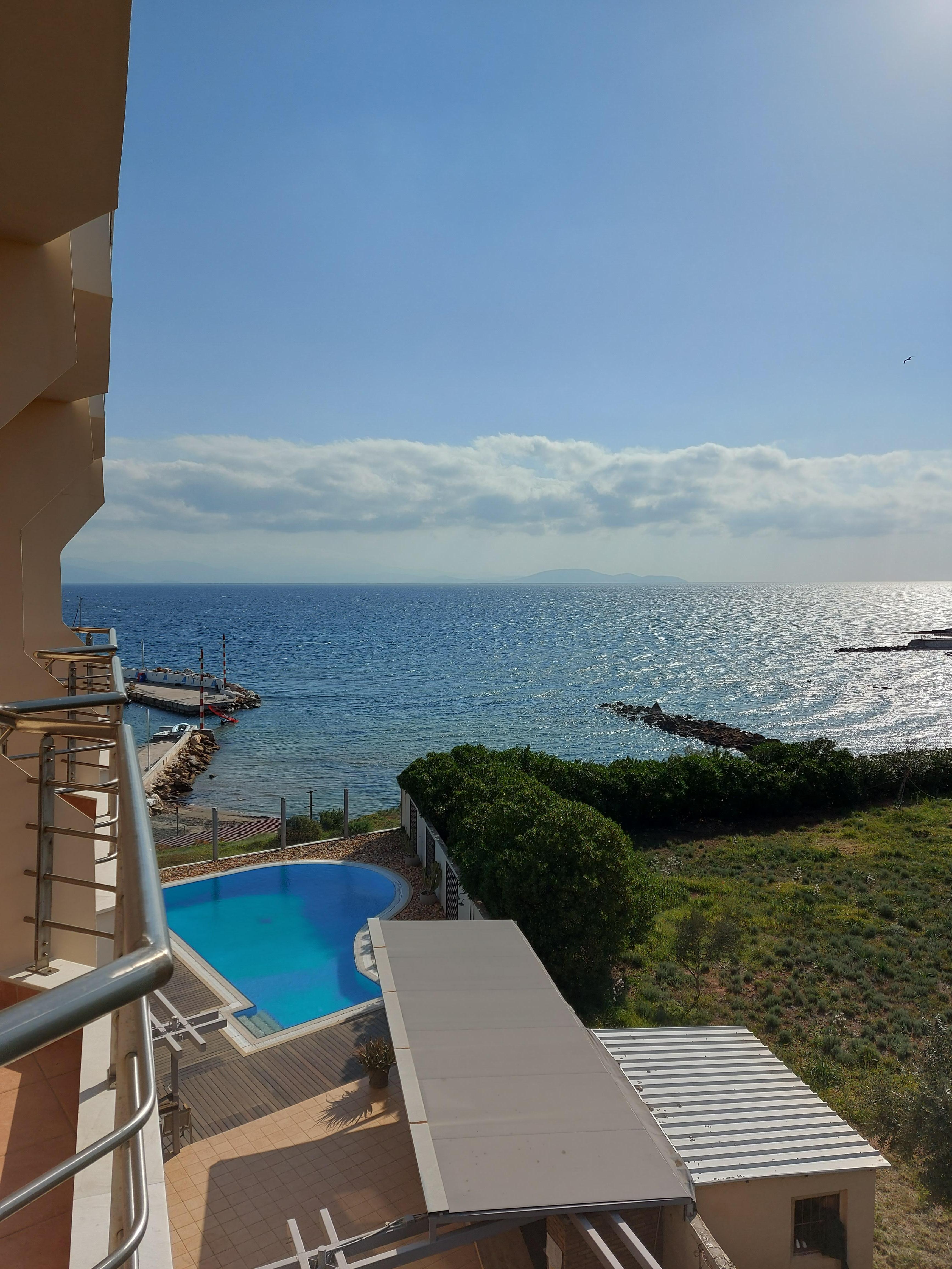 Sea view from our room.