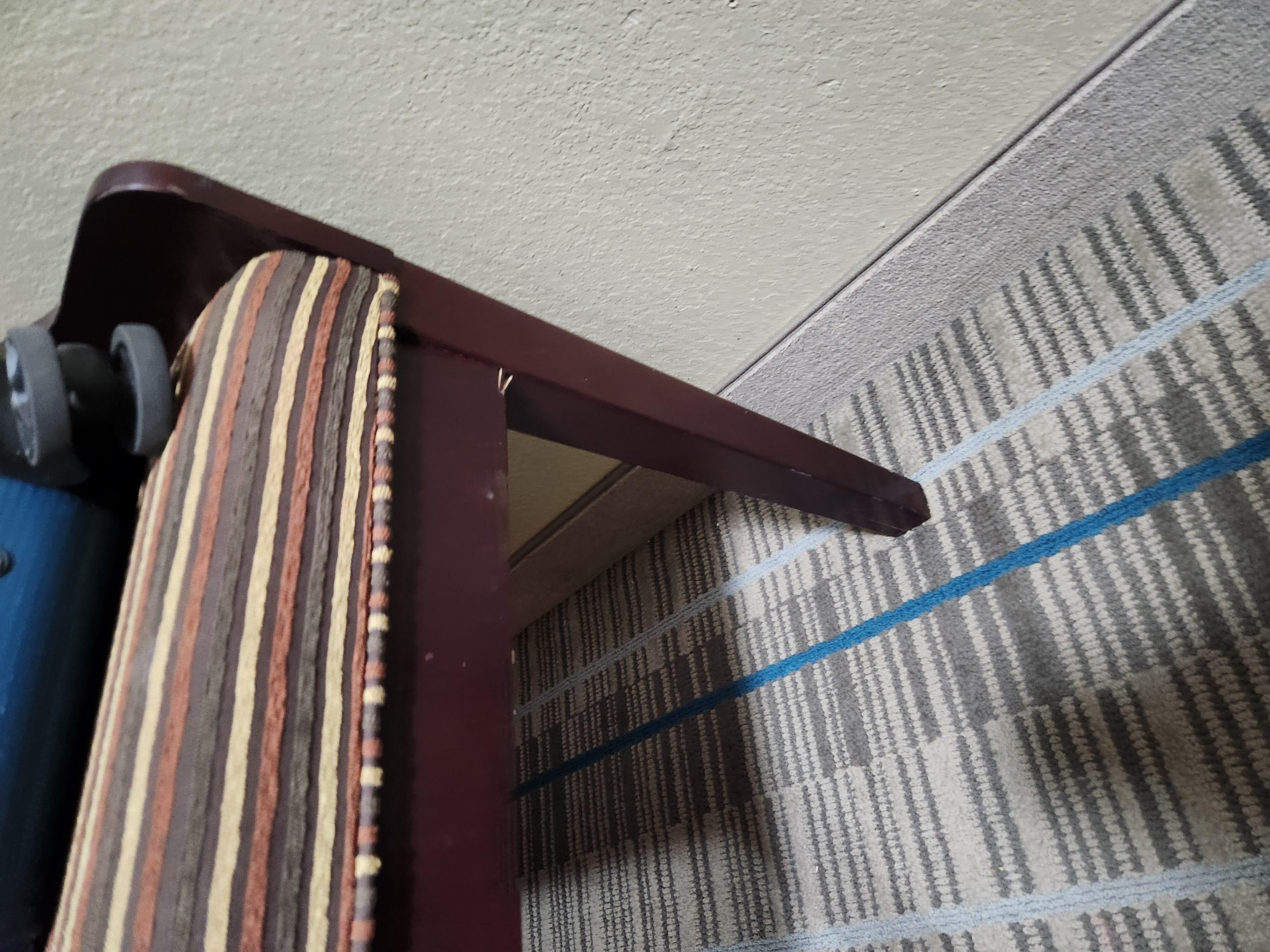 Another broken piece of furniture