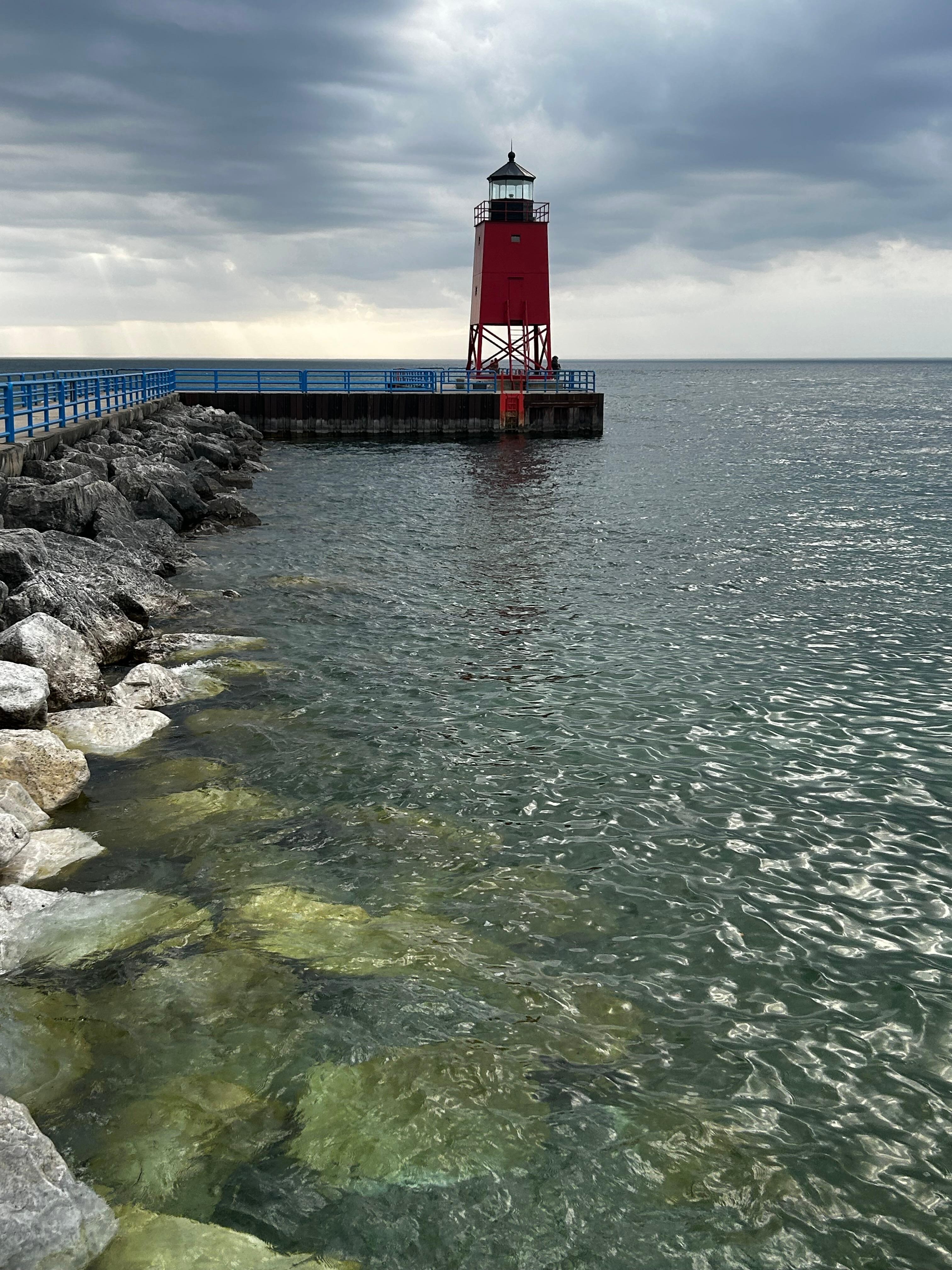 Nearby lighthouse