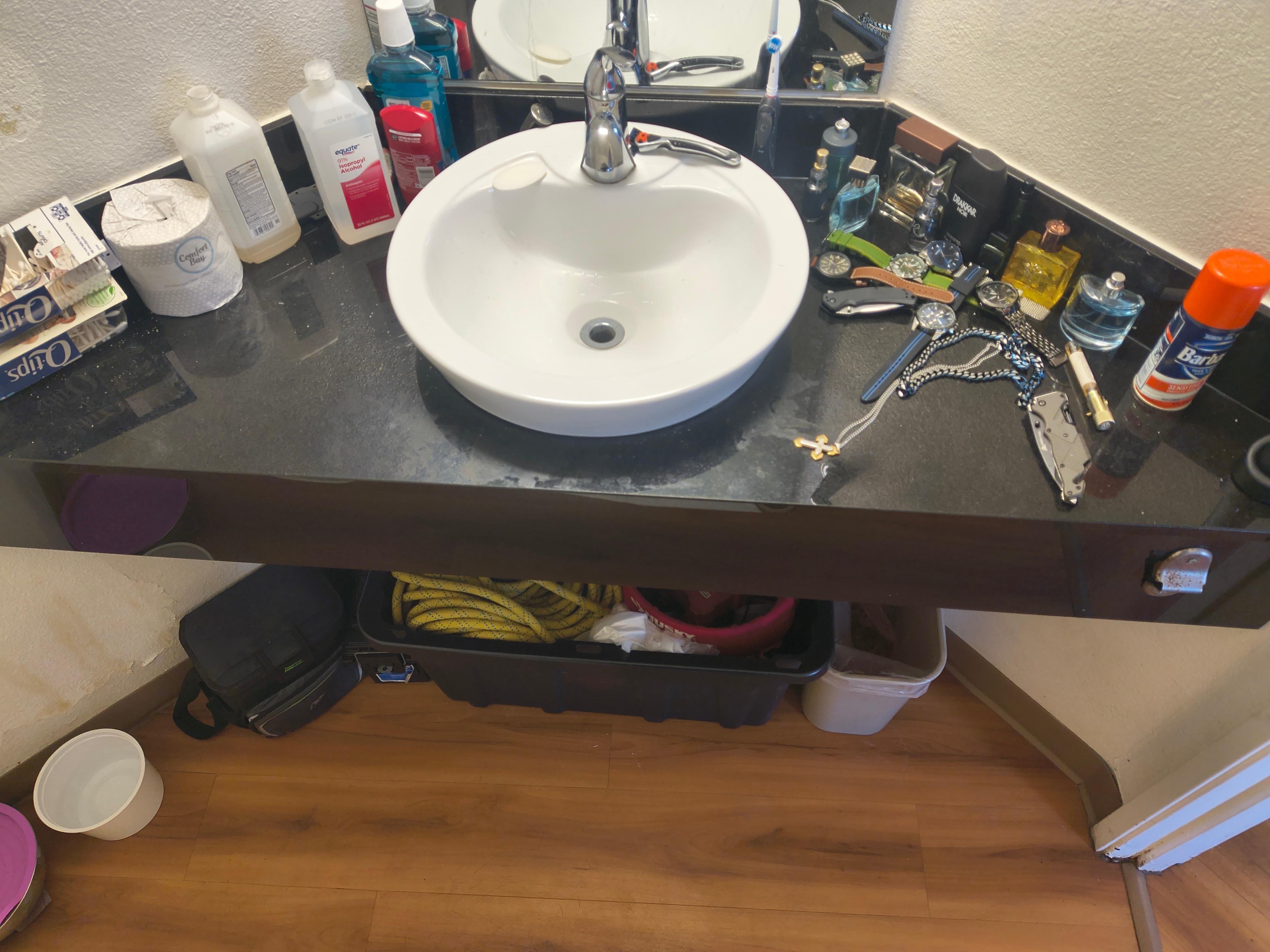 Condition I keep my living area isn't bad 