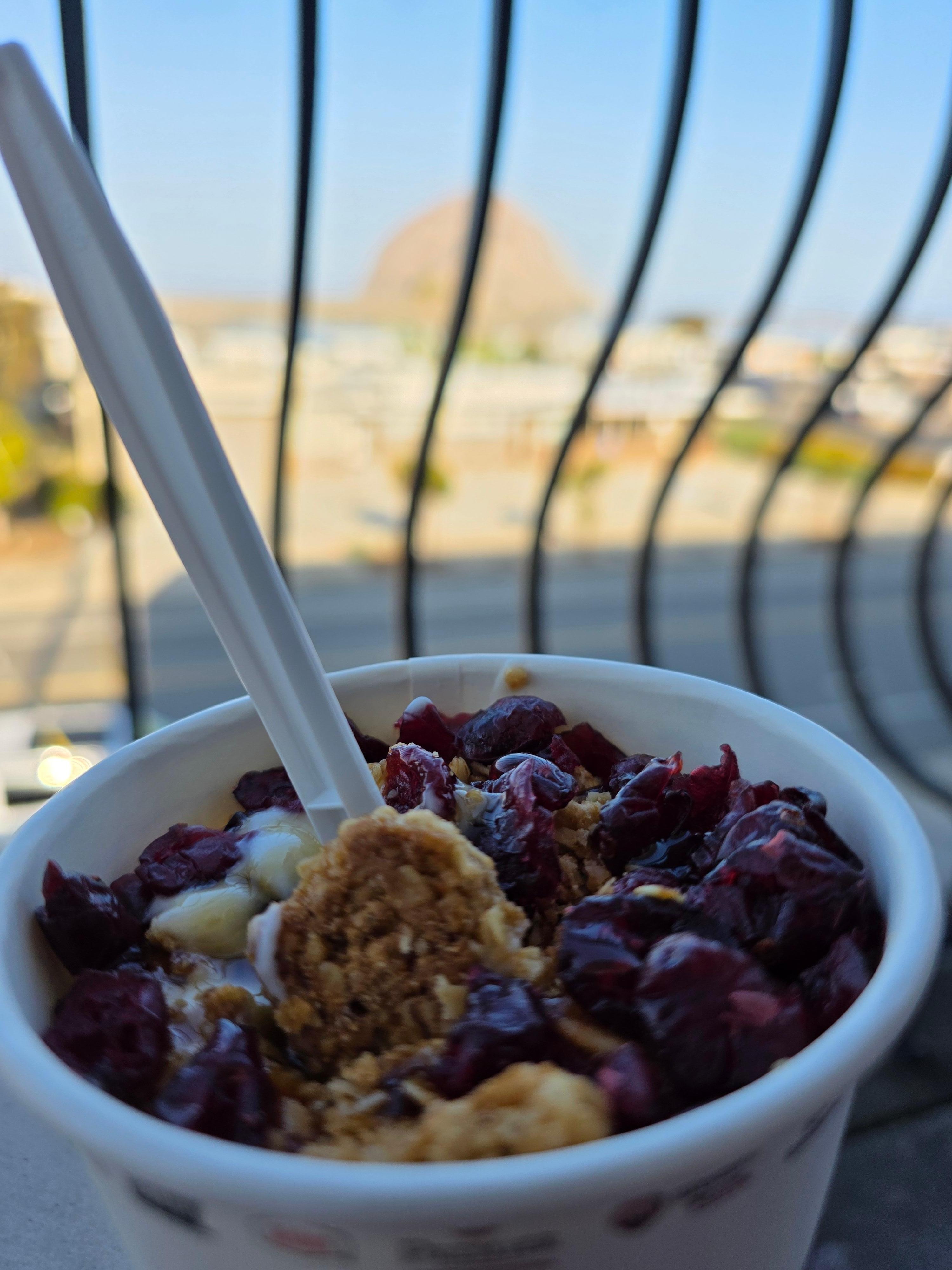 My morning breakfast from the  hotel😋