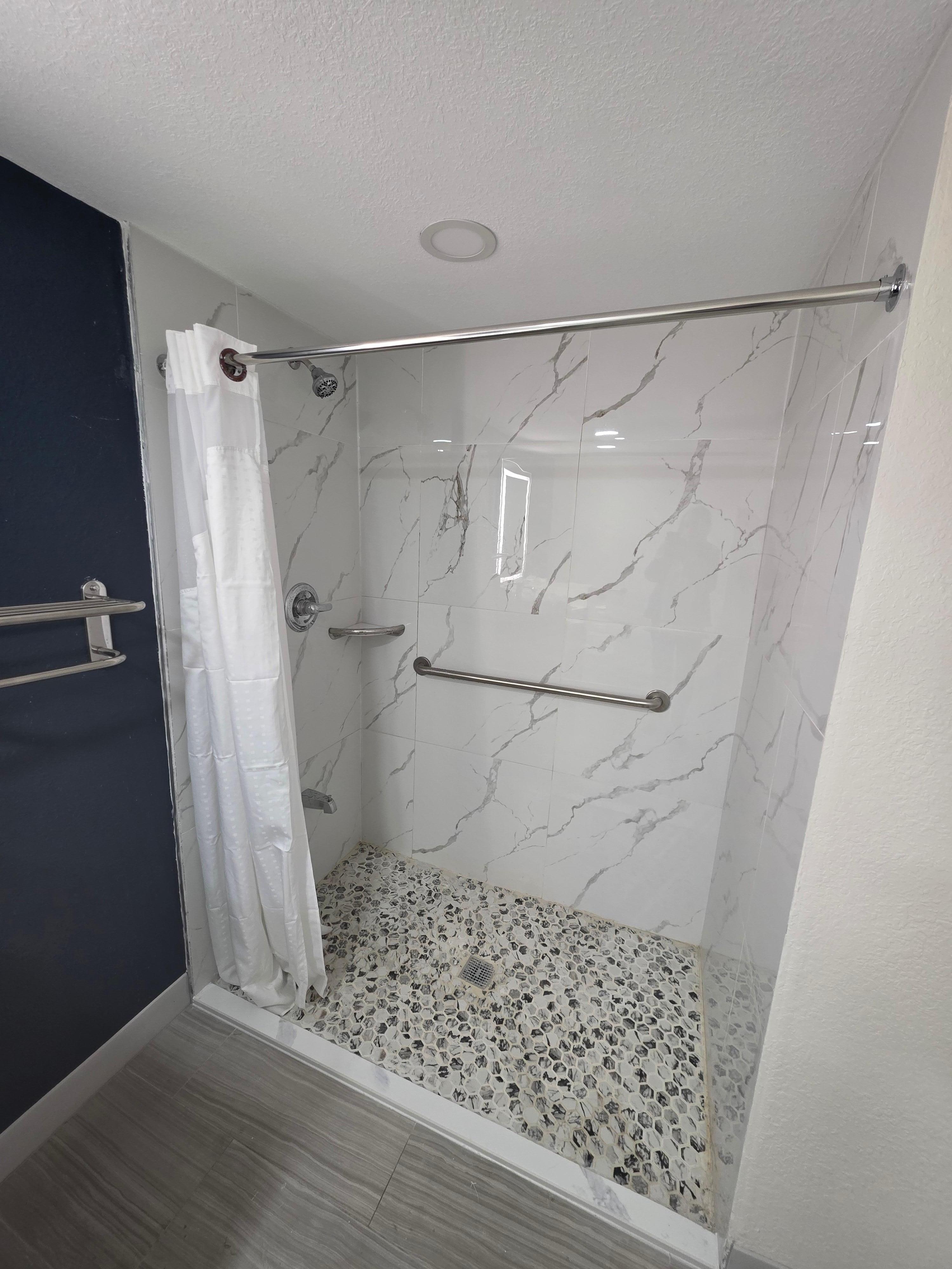 Accessible shower.