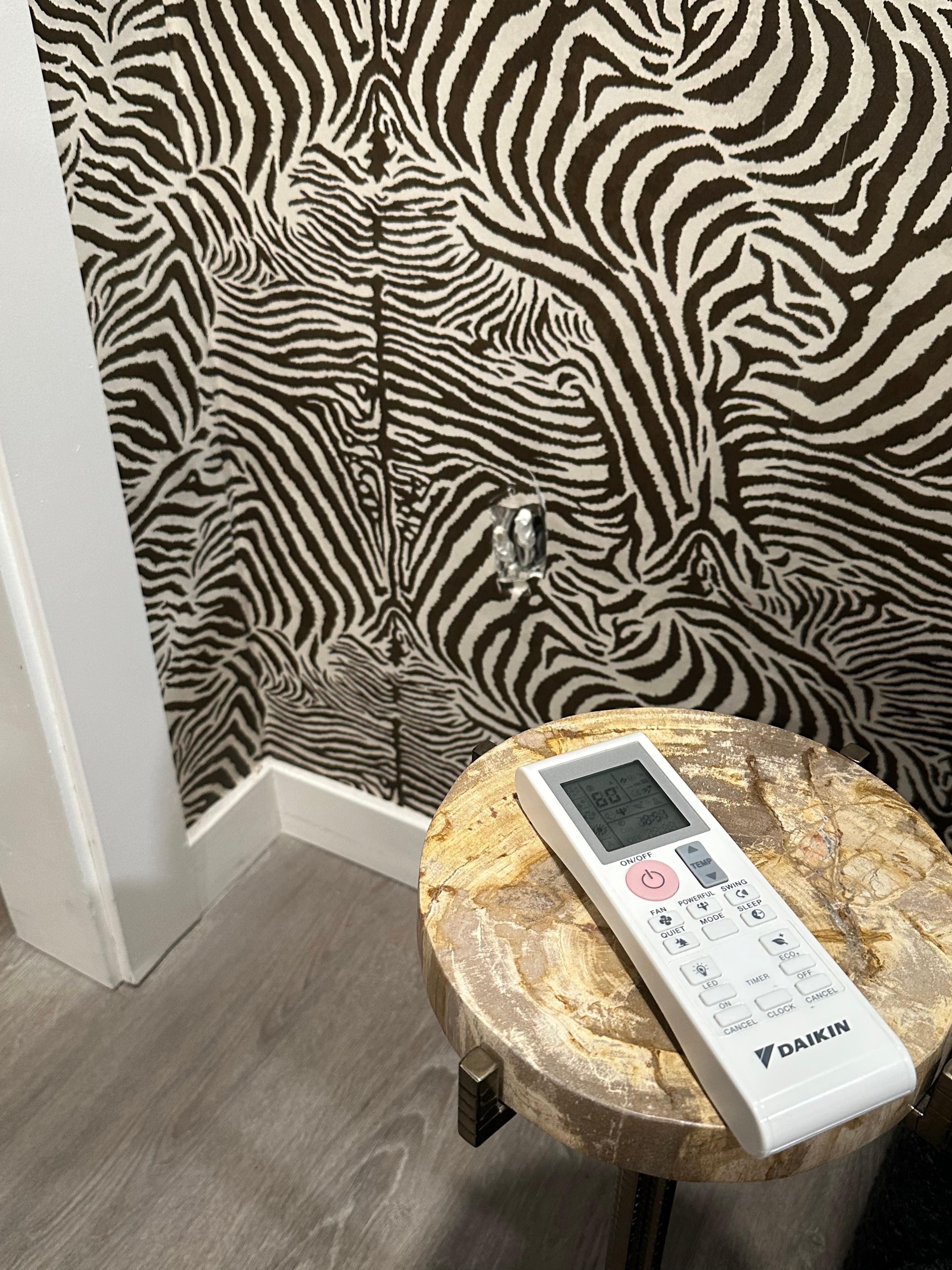 Hole in the wall with exposed wires