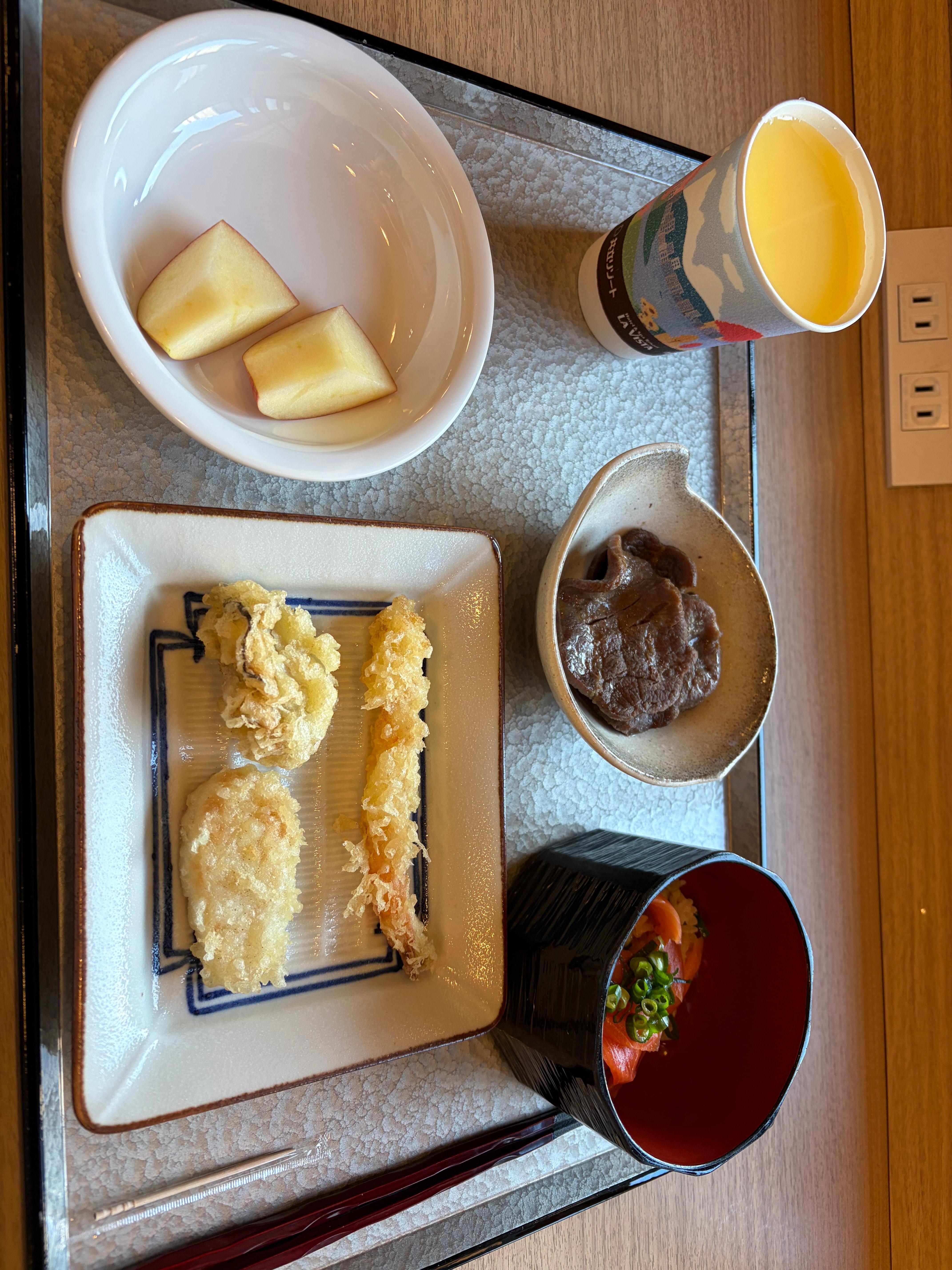 My first day breakfast round 2