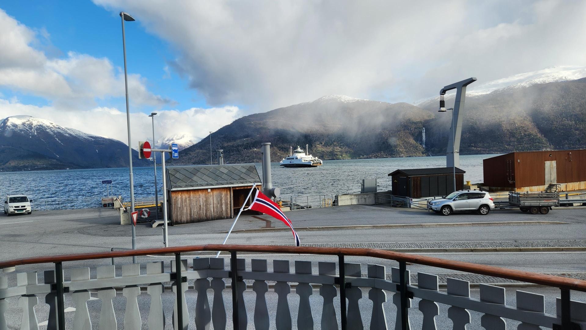 View from the guesthouse common area