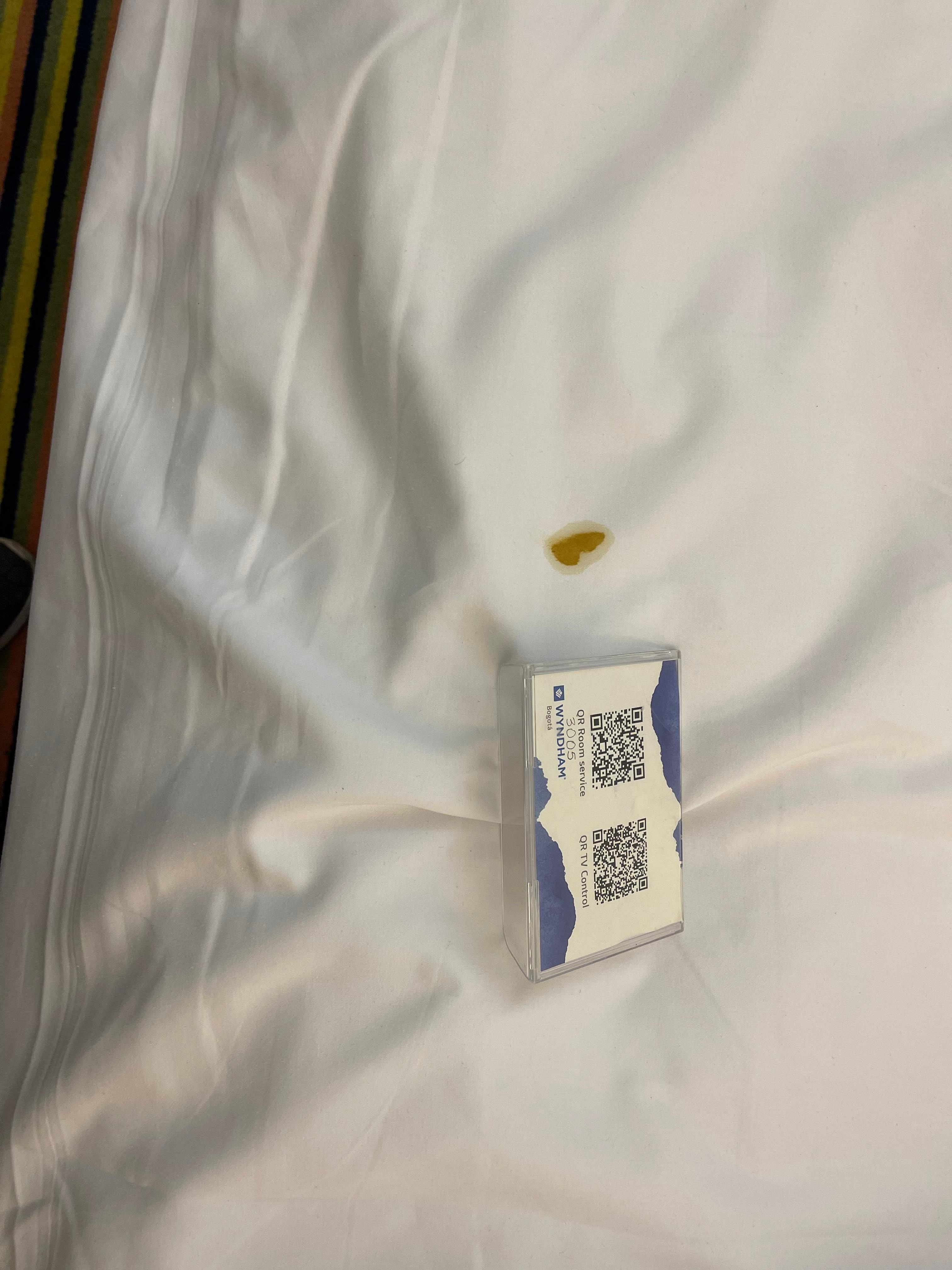 They didn’t change the sheets and I sleep on someone else’s blood and filth, 