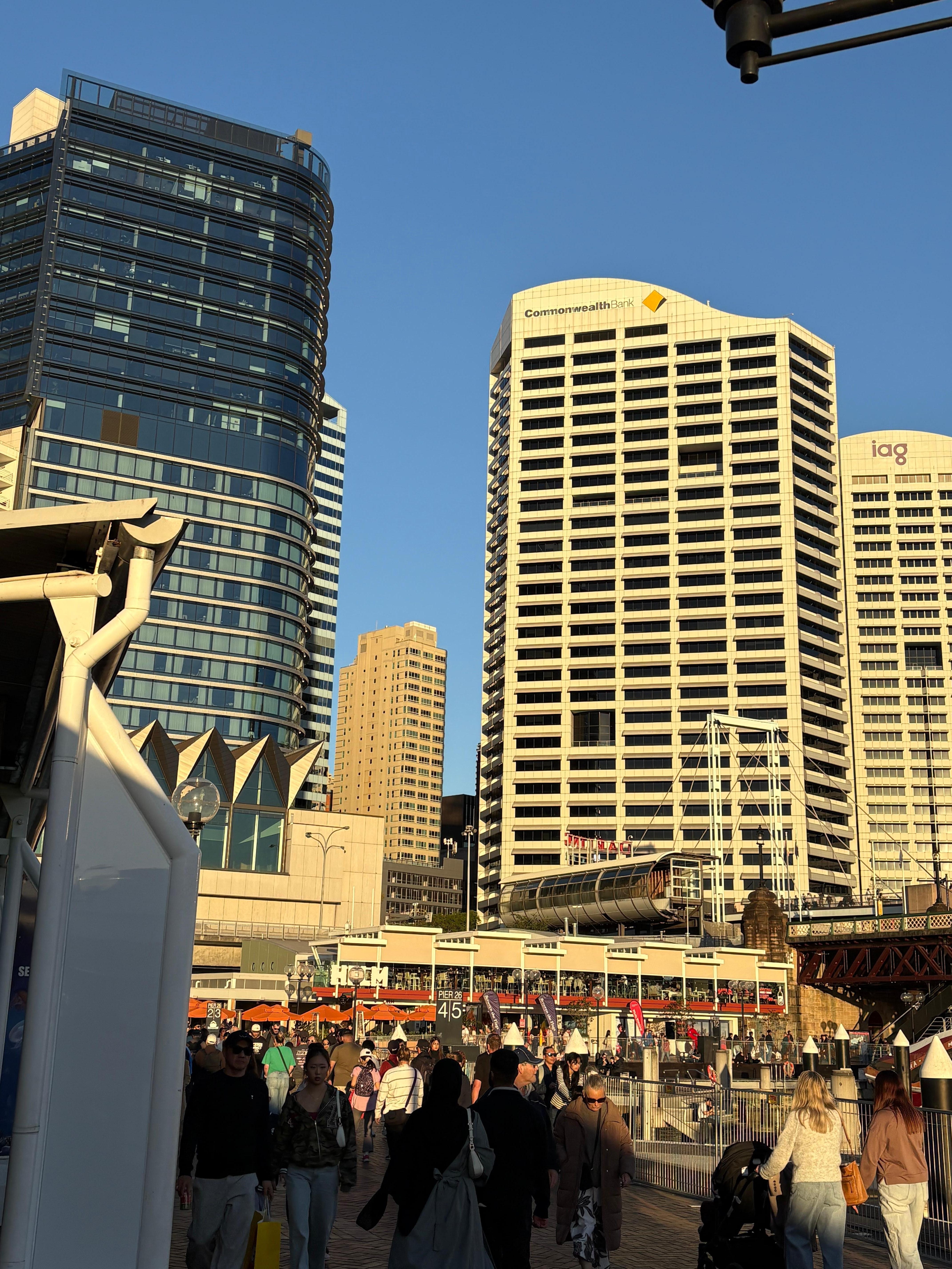 Taken from Darling harbour looking back at the Motel 