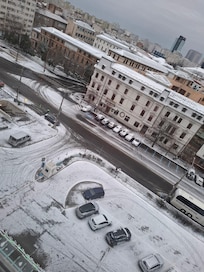 Vista do quarto de frente pra rua