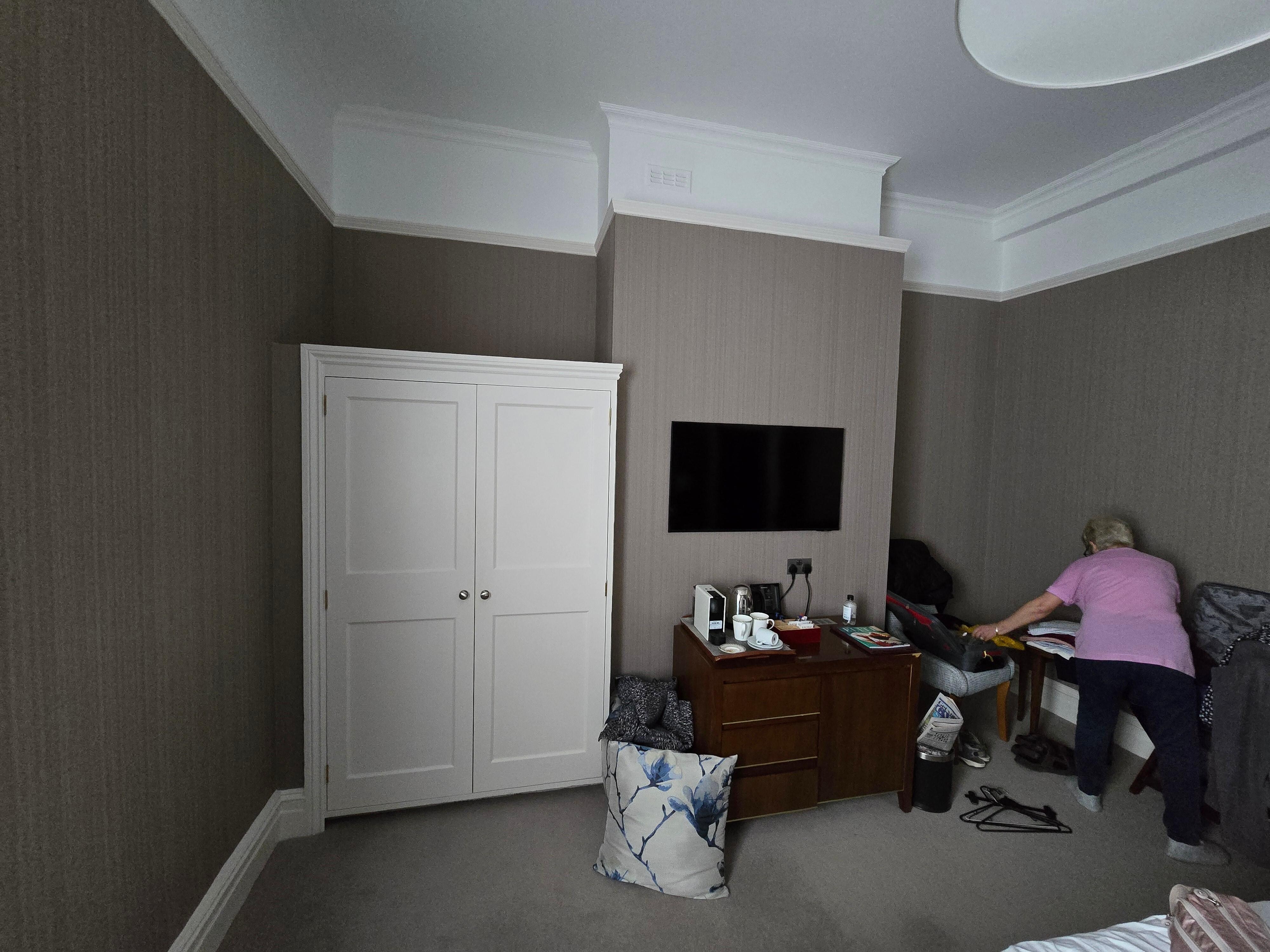 Room was ok,good bed but bland view from the bed.