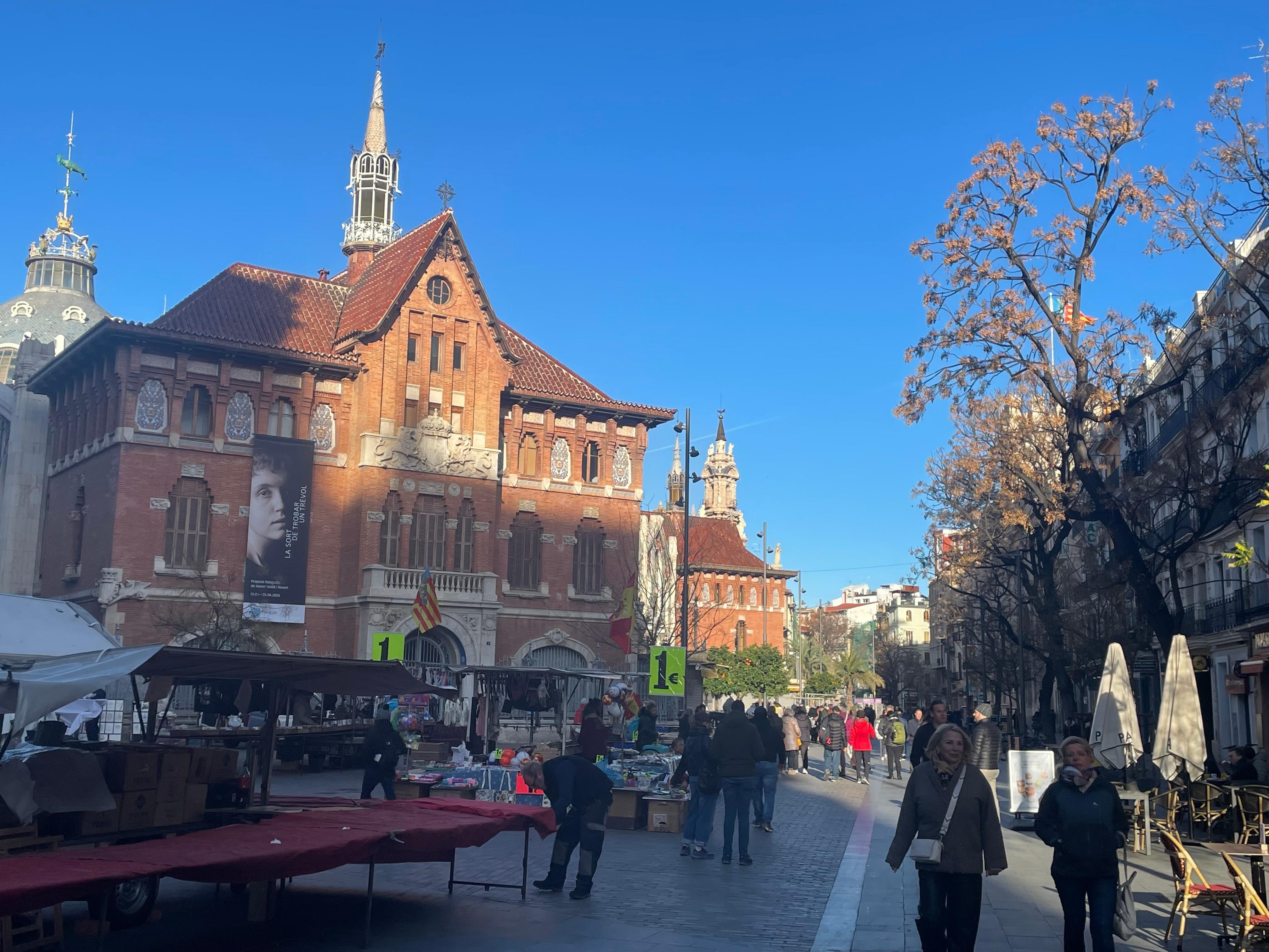 Street outside hotel