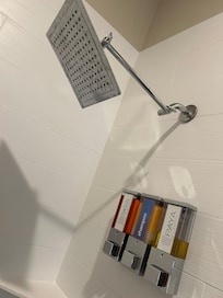 The shower was very nice.
But the products horrible