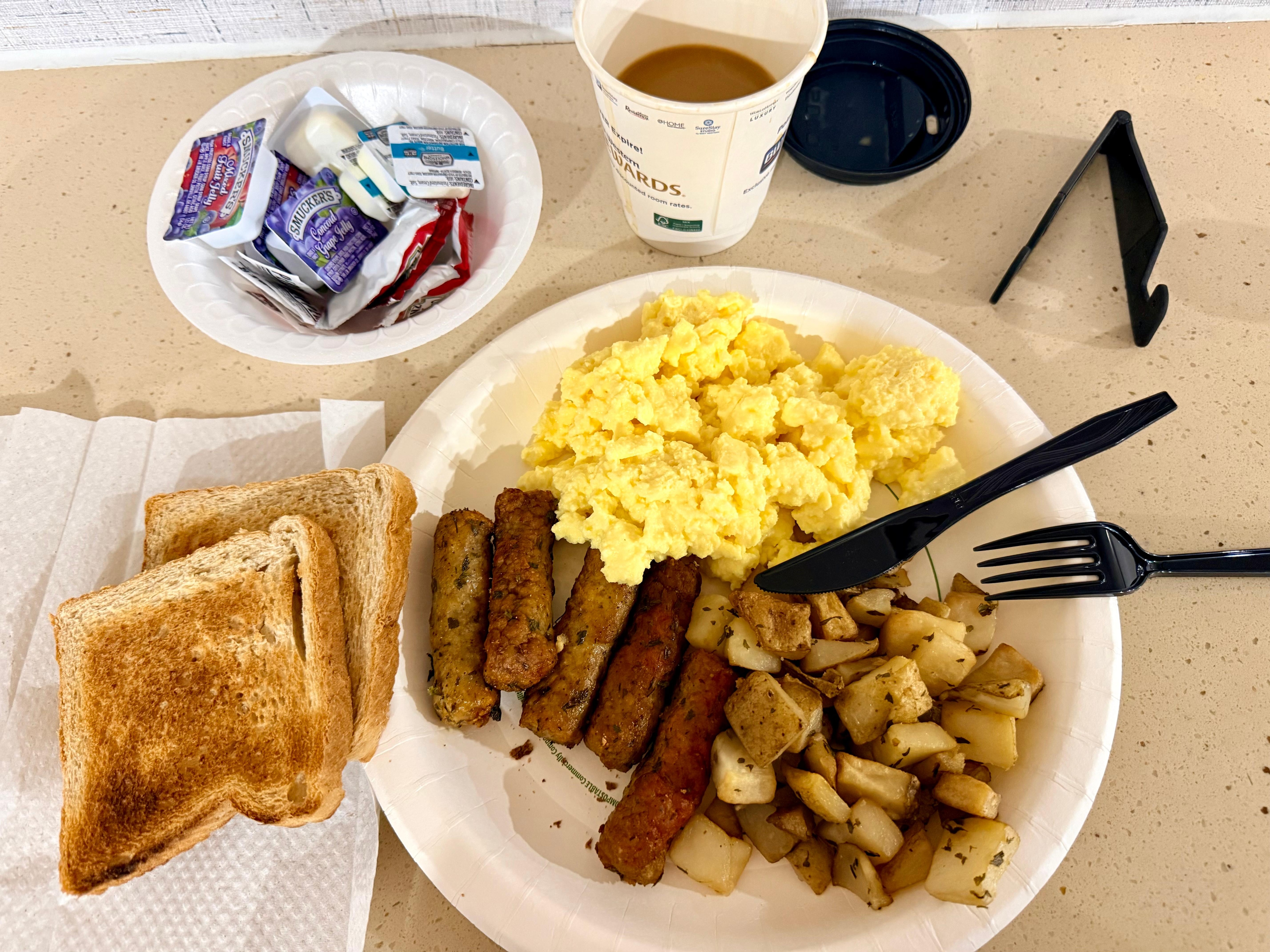 Lots of food and fruits