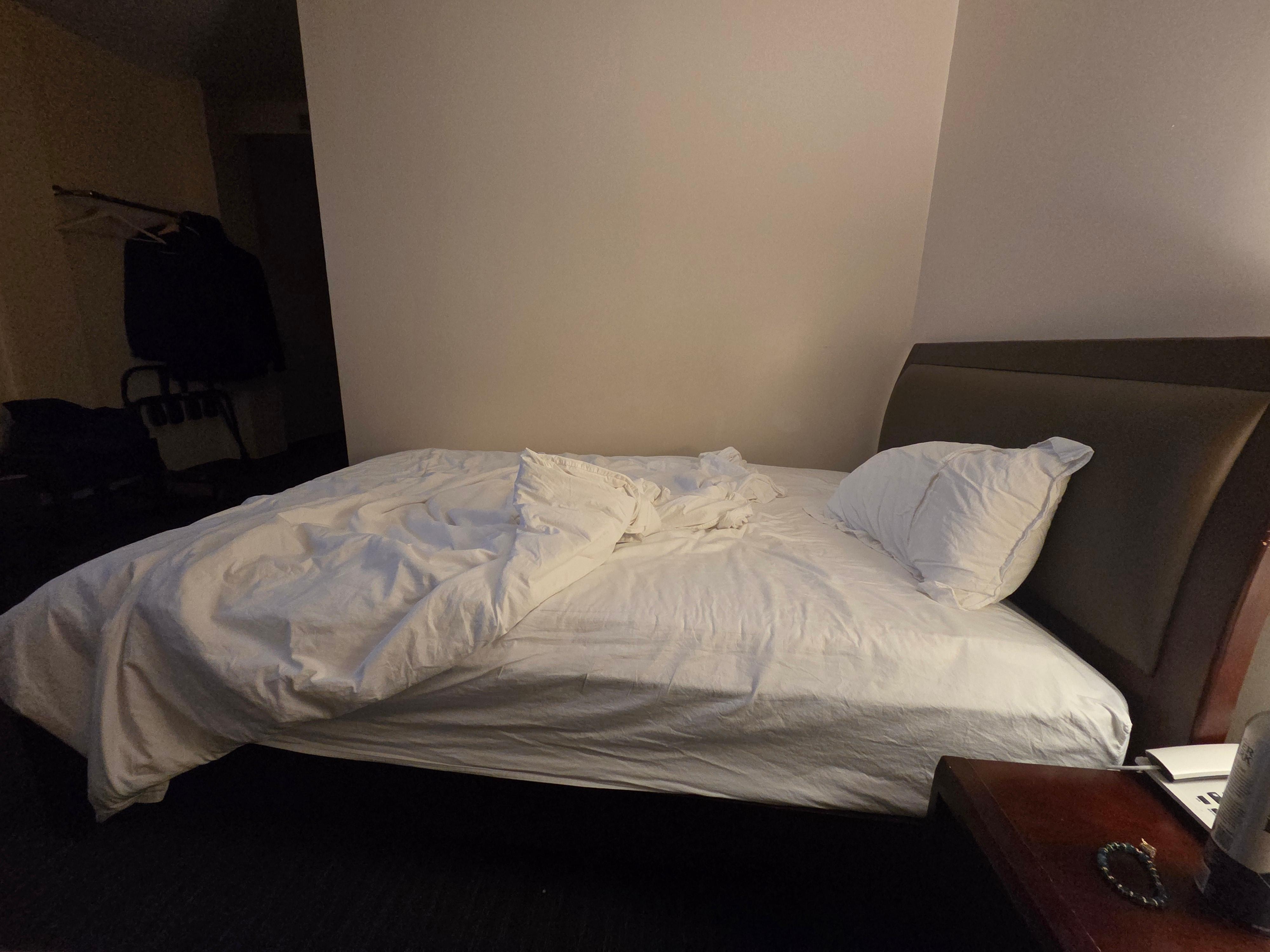 Bed size was perfect the mattress needed to be a little less firm for my taste