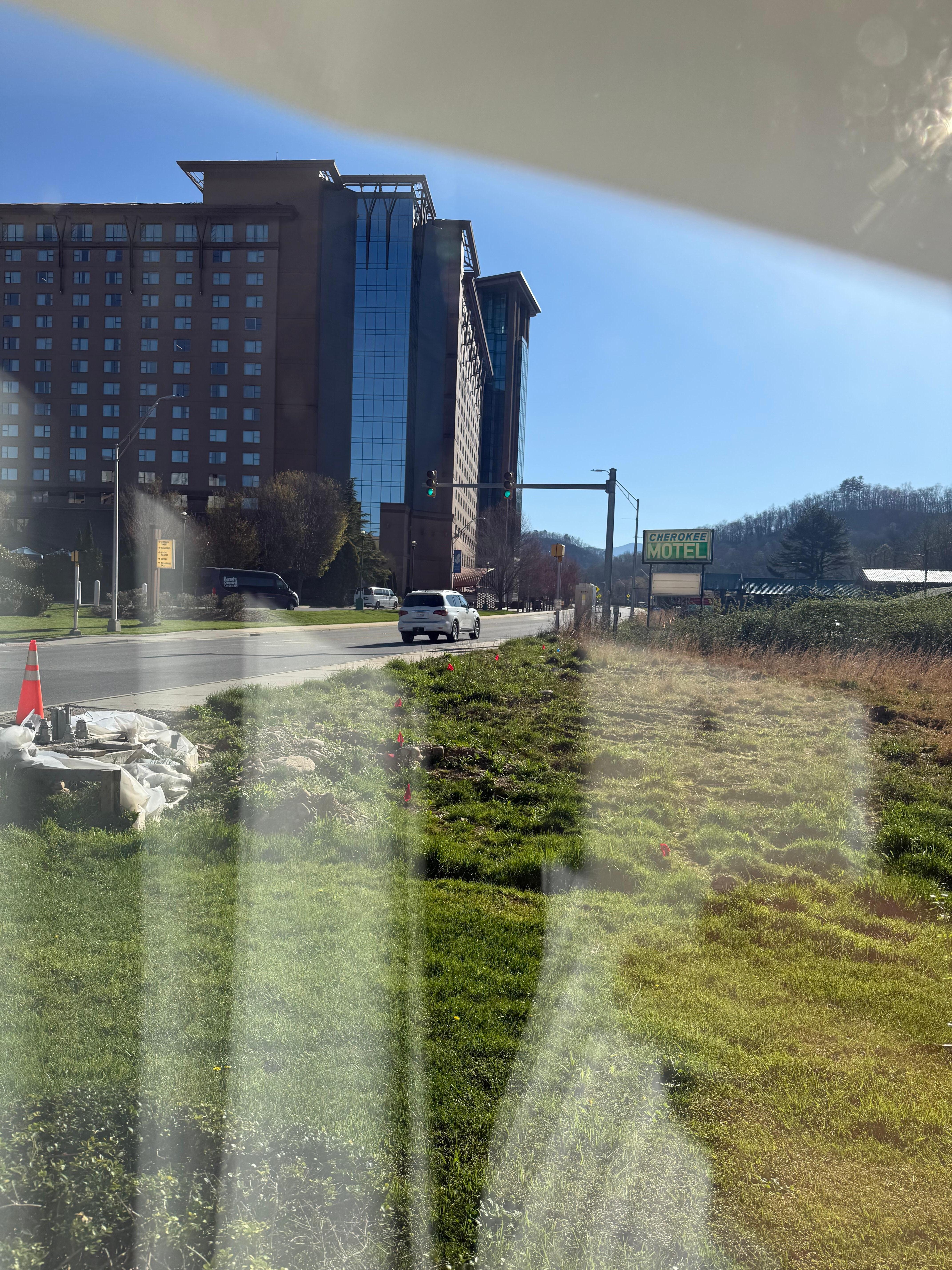 Outside looking at harrahs casino