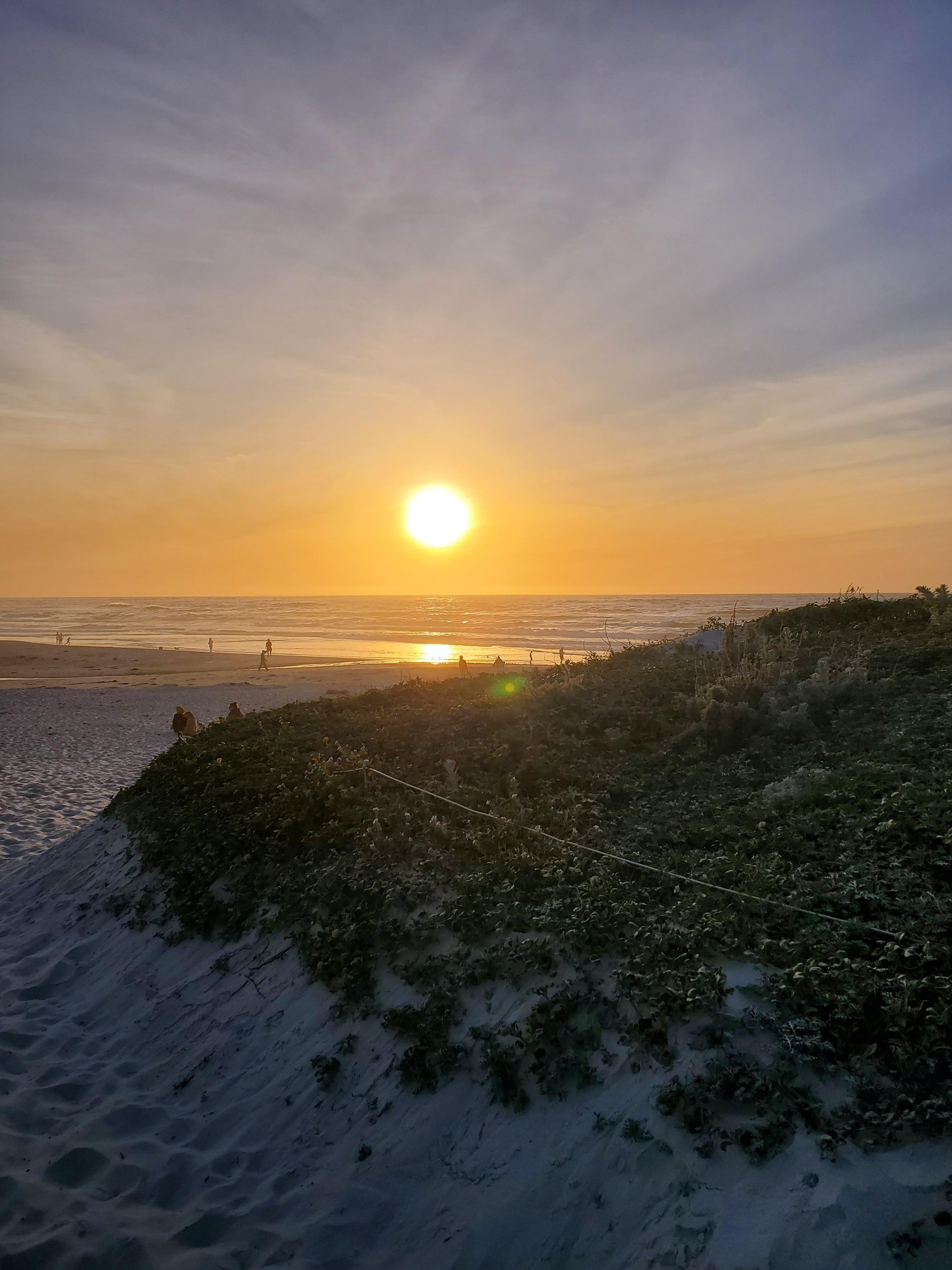 Walk down to the beach and catch the sunset