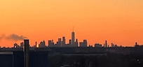 I even managed to get an amazing picture of the sunset on Manhattan and the Empire State building! For an airport hotel this was a fabulous view!!