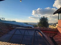 Evening view from terrace.