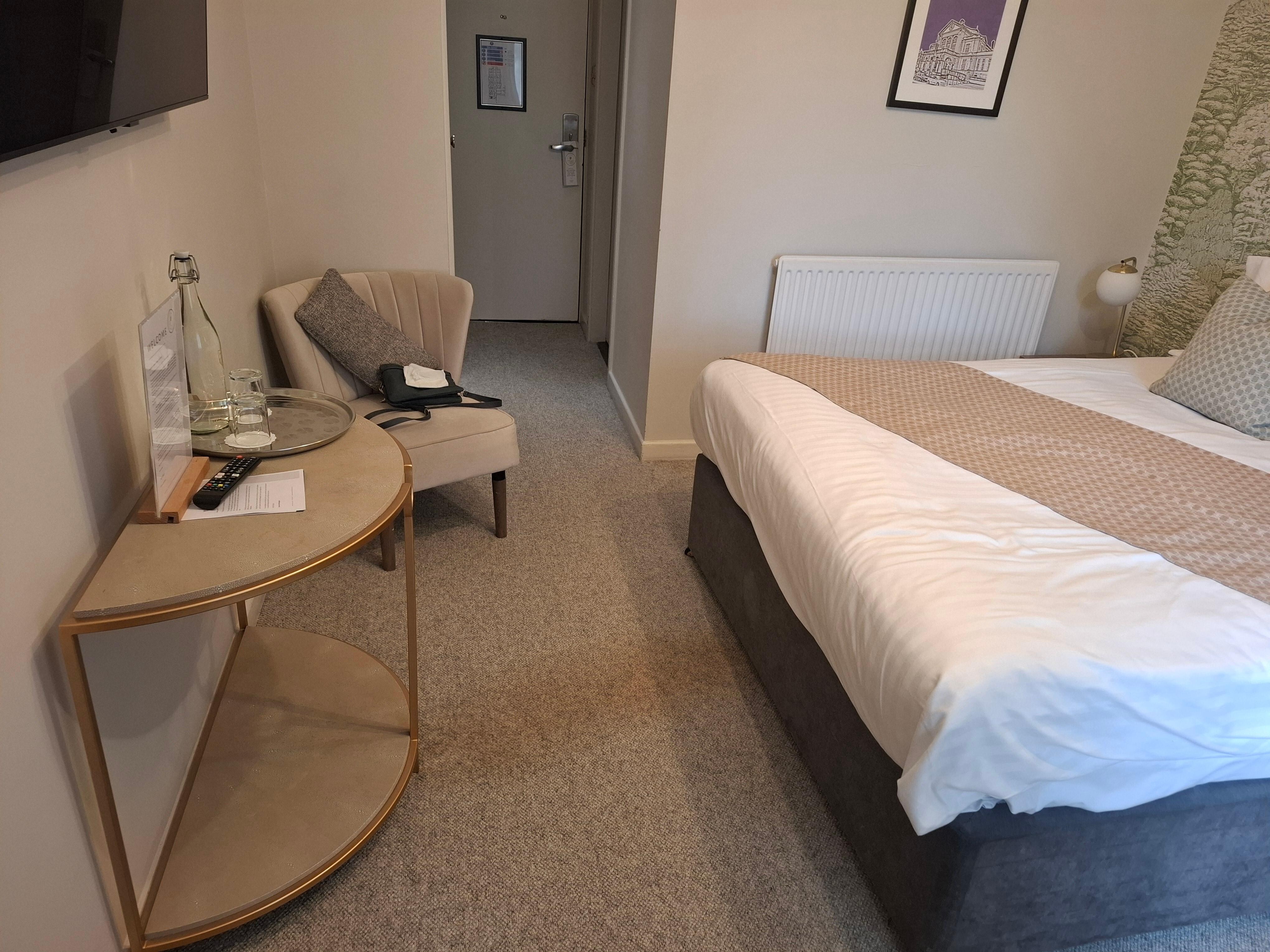 Typical double room we had on ground floor 102.