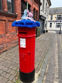 Postbox outside the guesthouse