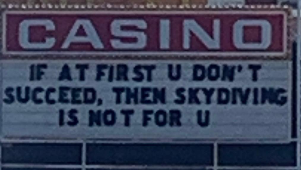 Just a fun sign around the corner. 