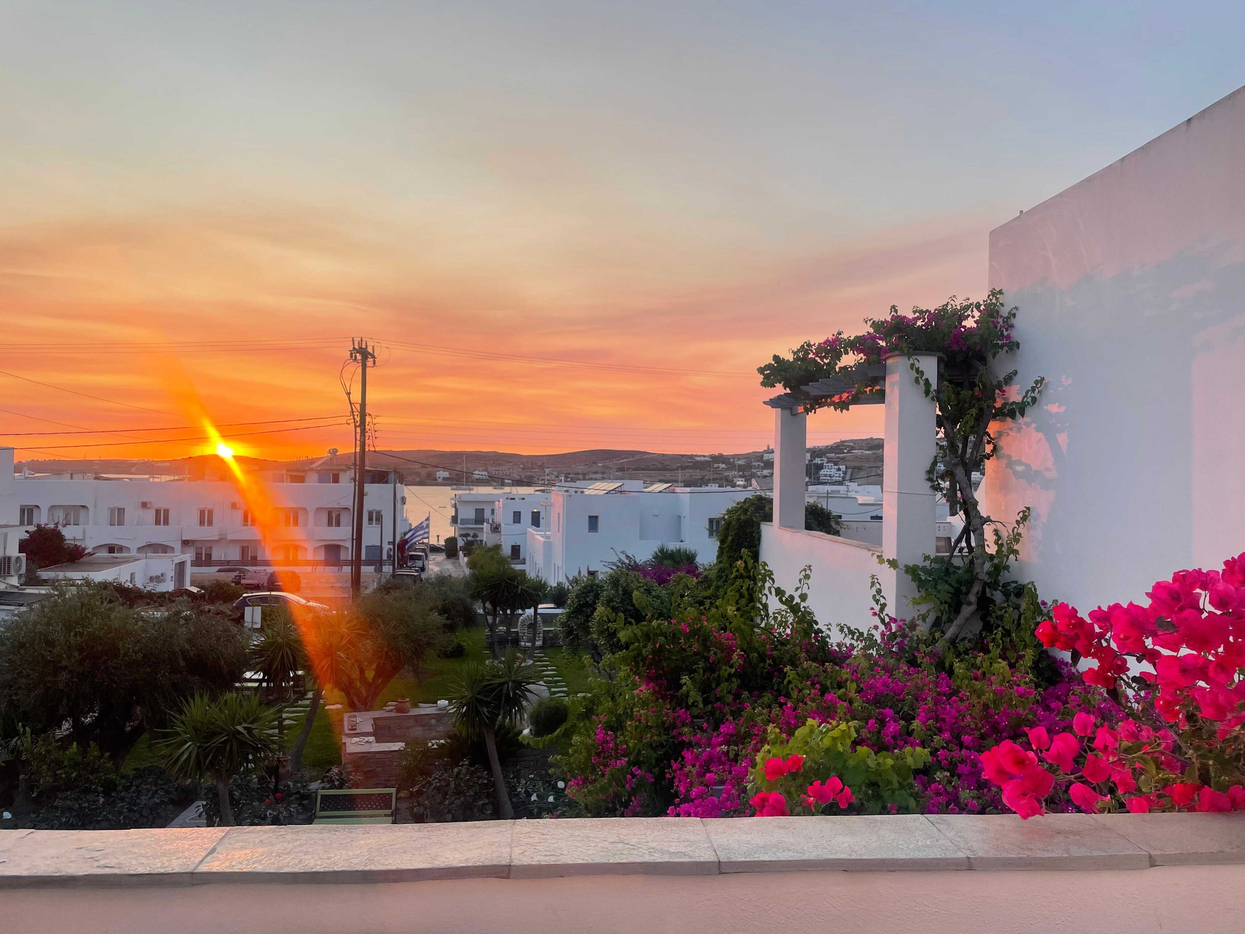 View from our balcony 