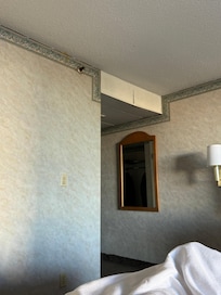 Old discolored wallpaper