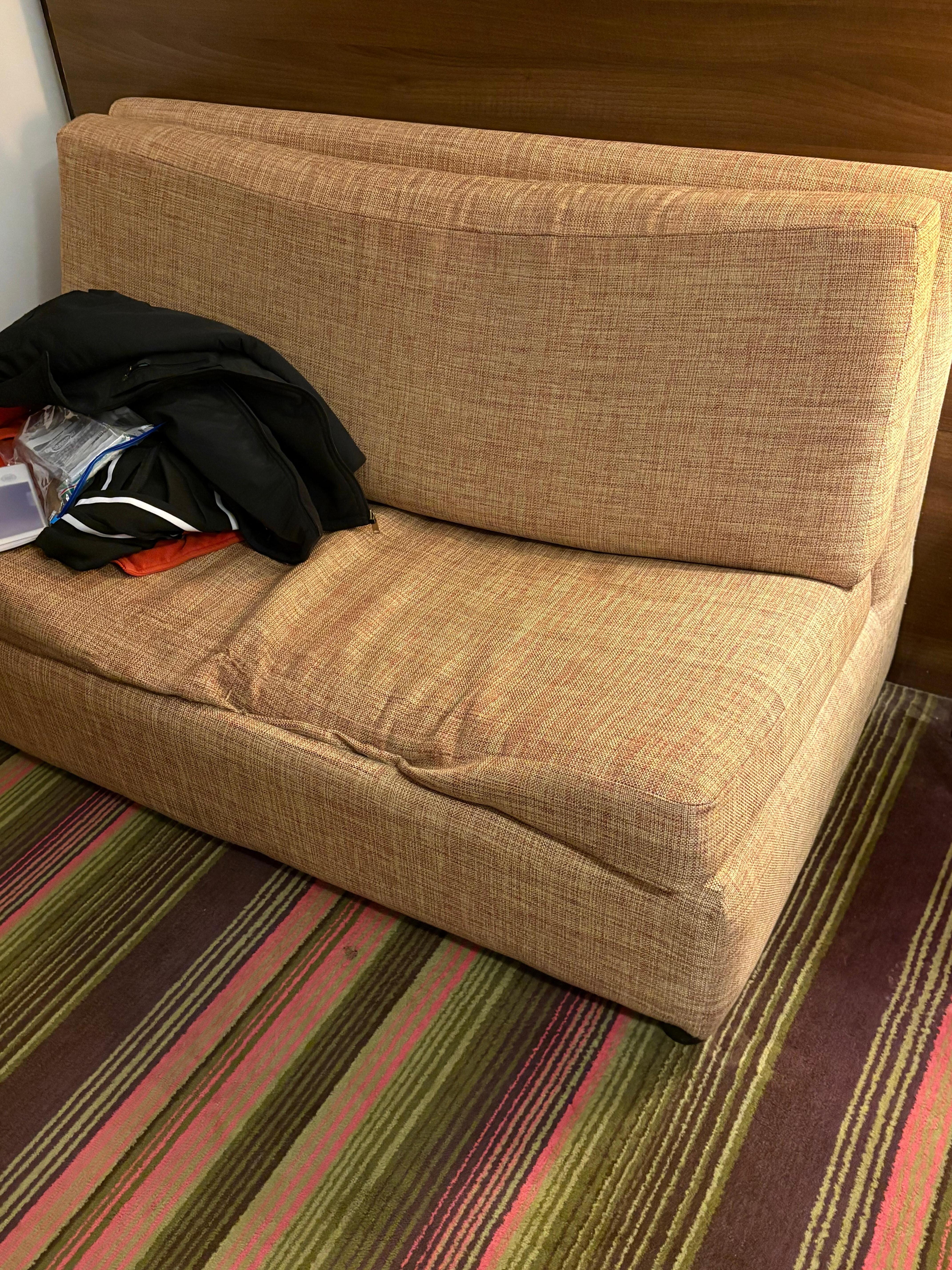 Brown sofa