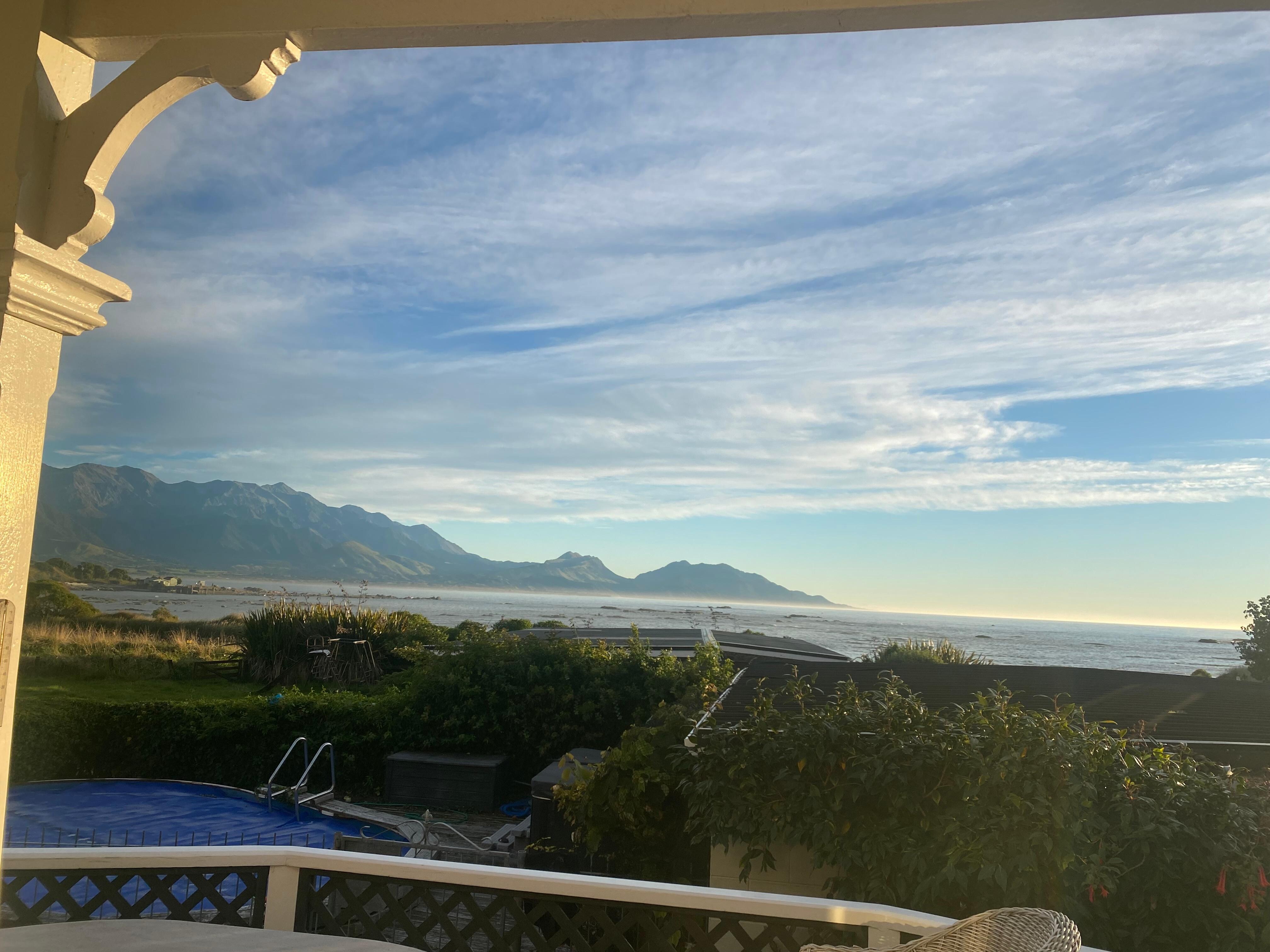 Morning view from breakfast 