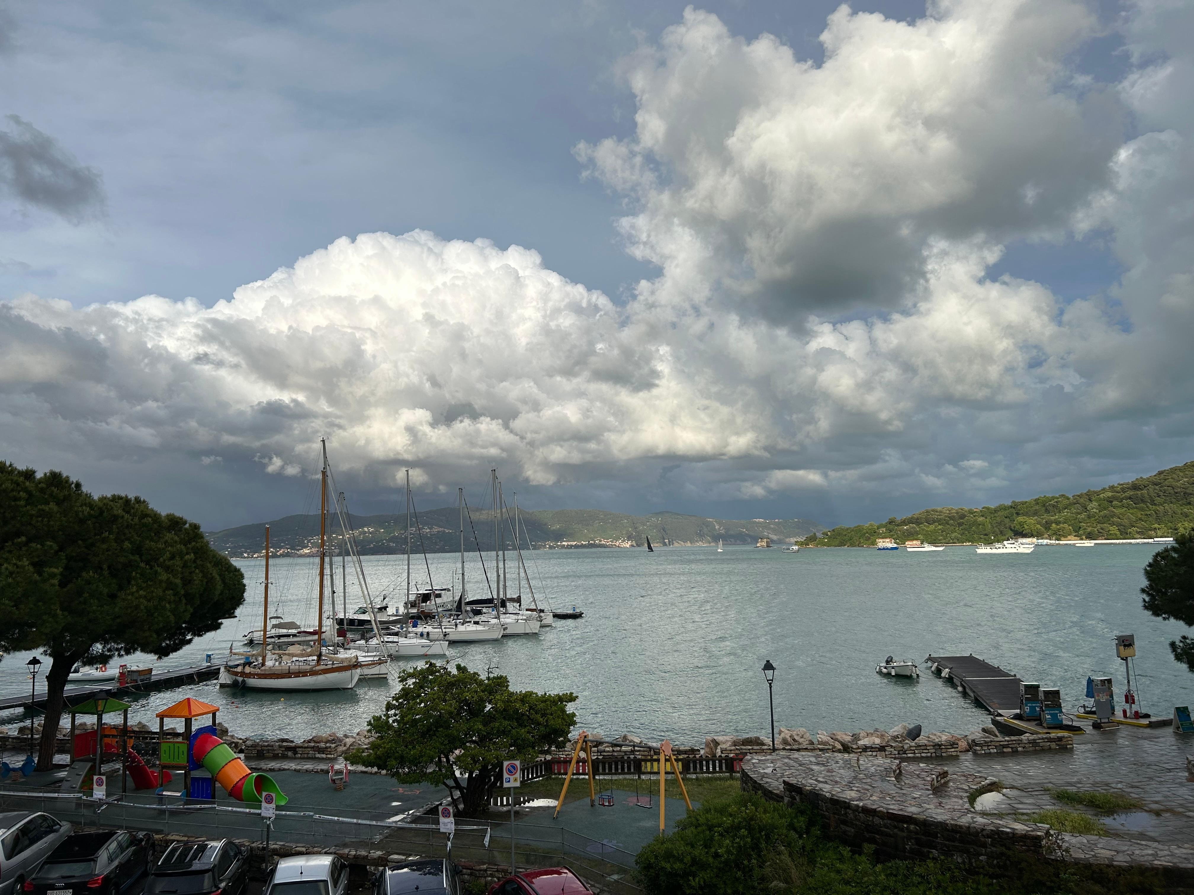 View from the breakfast terrace