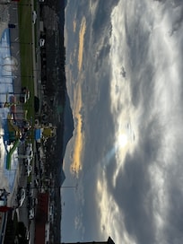 Review when we got there