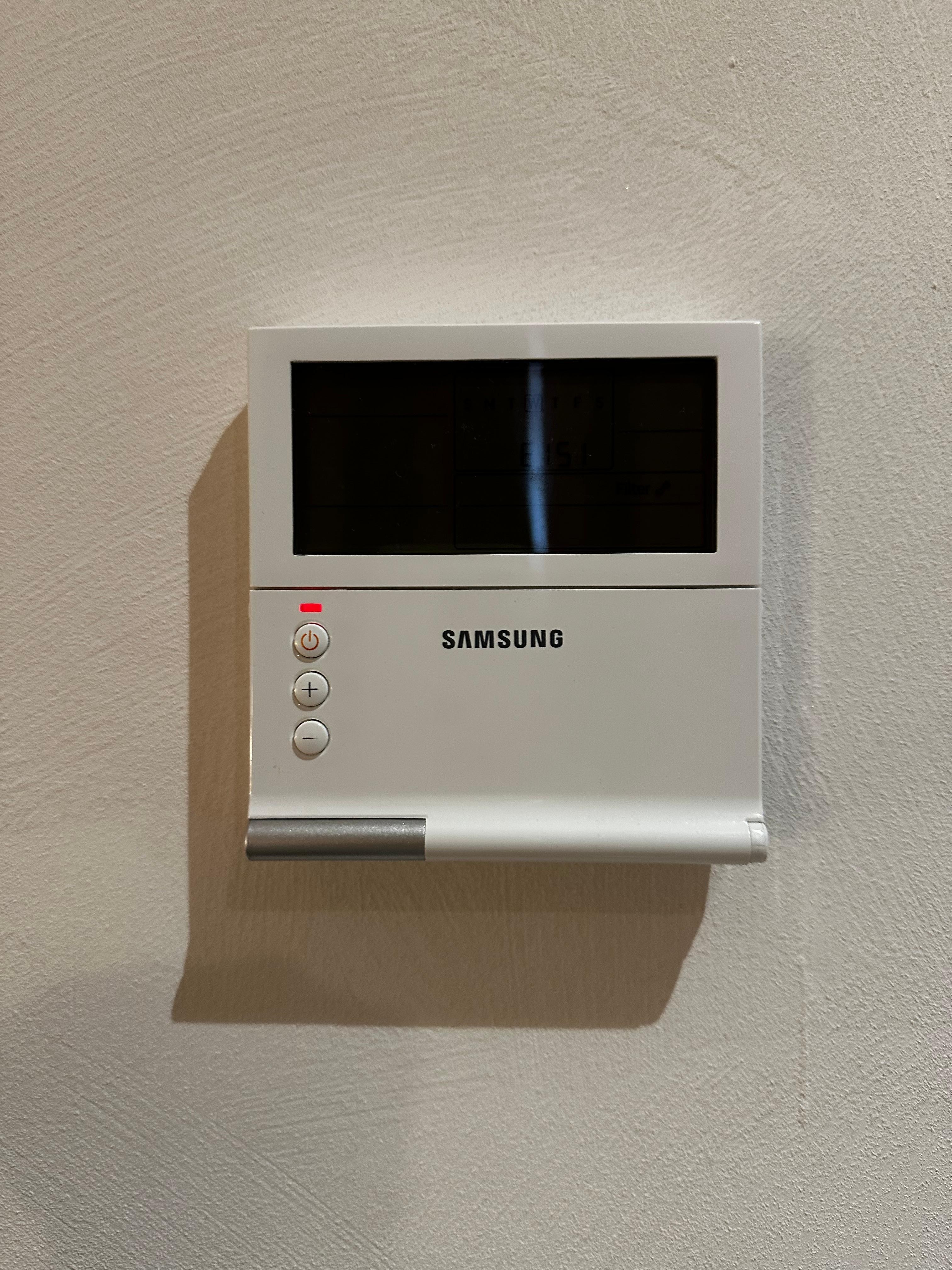 Não consegue colocar a temperatura do ar