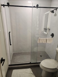 Nice, spacious walk in shower